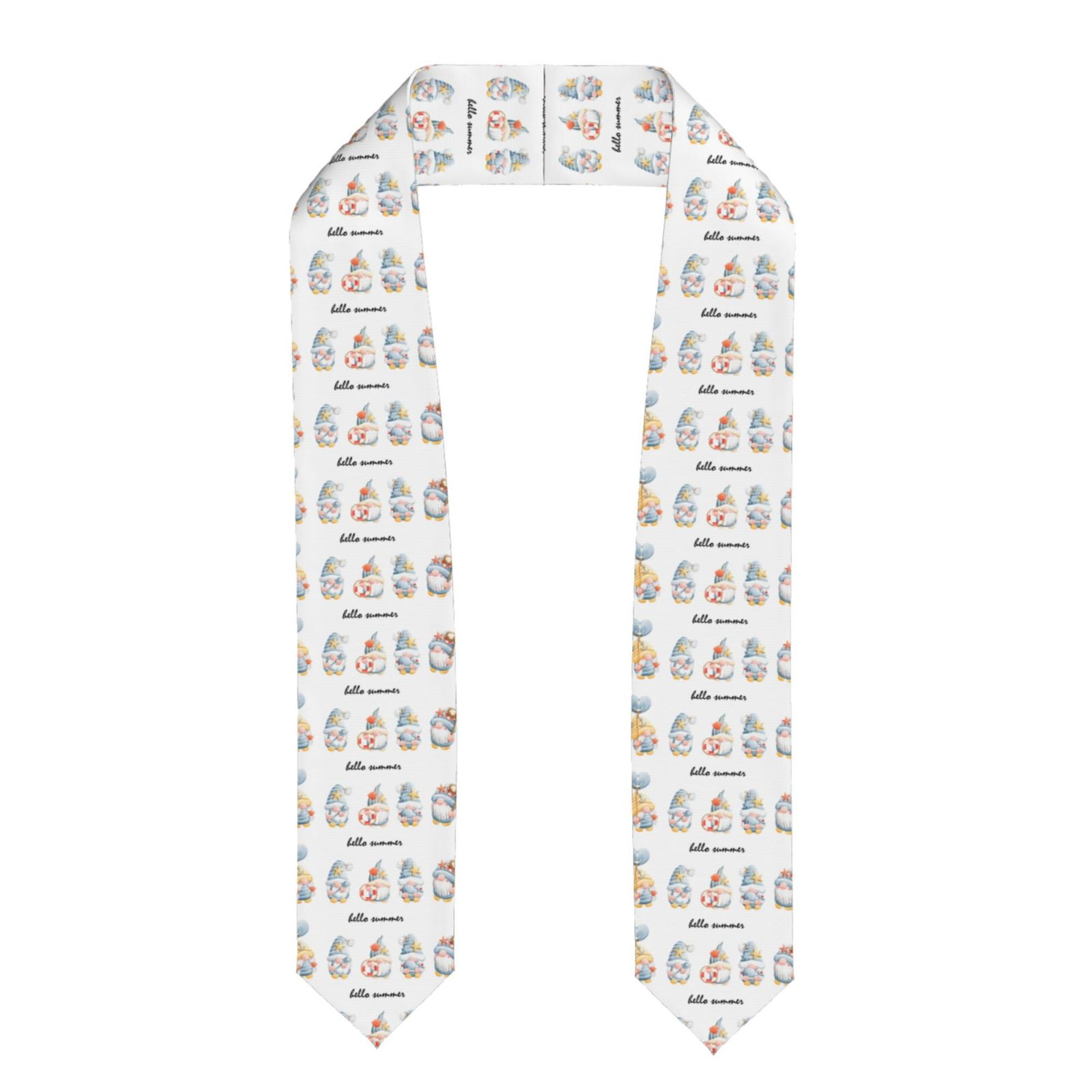 Easygdp Summer Gnome Unisex Adult Graduation Stole Shawl 36" Long for Academic Commencements ...