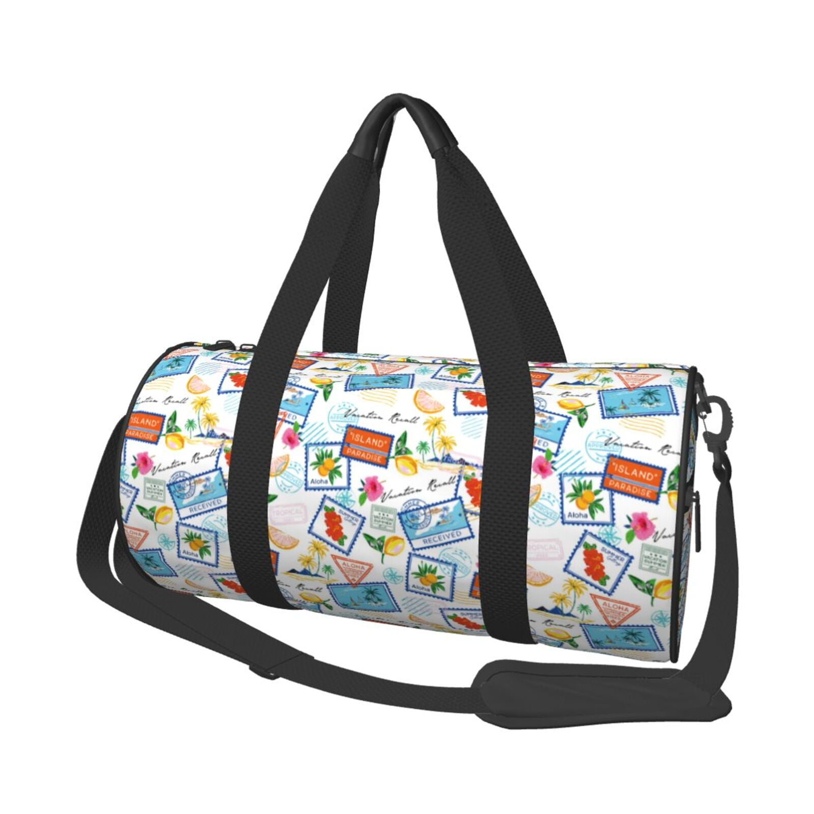 Easygdp Summer Stamp Travel Bag, Camping, Weekend, Carry On Overnight ...