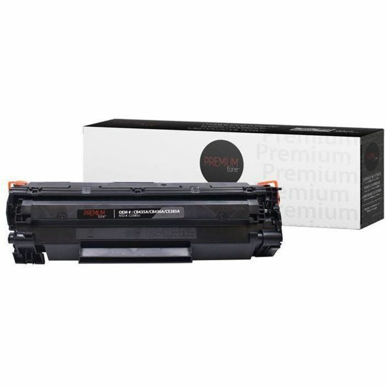 Premium Tone Toner Cartridge, Alternative for Canon, HP, Black, 2000 ...