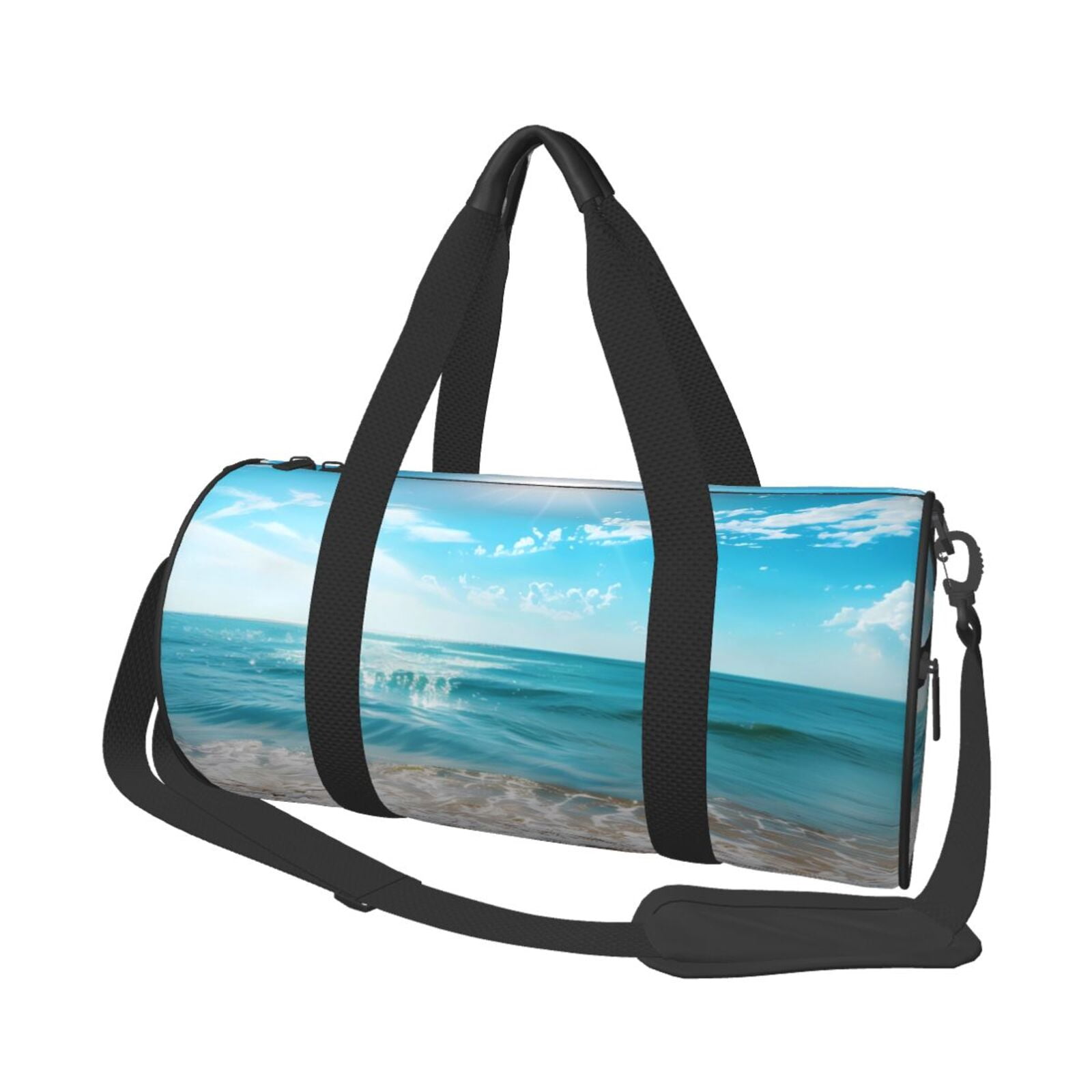 Easygdp Sunny Ocean Waves Travel Duffle Bag,Carry on Bag Travel Bags ...
