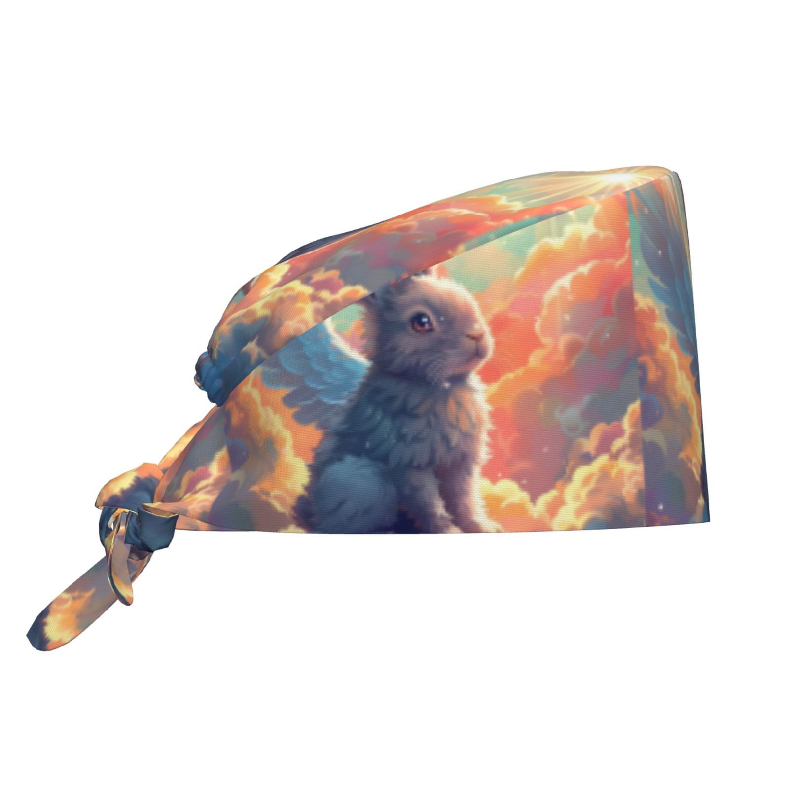 Easygdp Sunshine Winged Rabbit Men Women Adjustable Cap Working Hat Tie ...