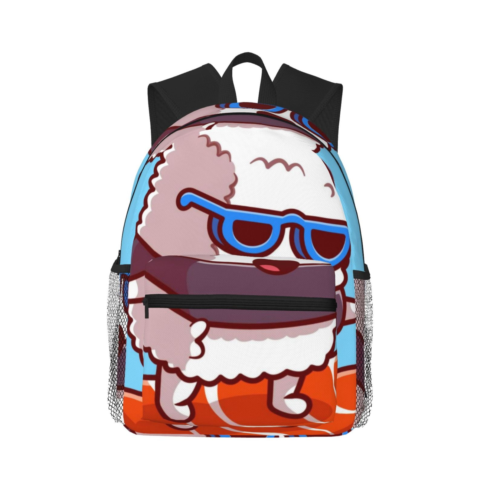 Easygdp Sushi Salmon Surfing Casual Laptop Backpack, Large Capacity ...