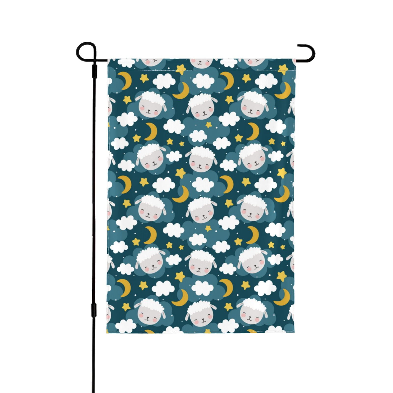 Easygdp Sweet Dream Lamb Garden Flag Yard Flag Welcome Flag, Double ...