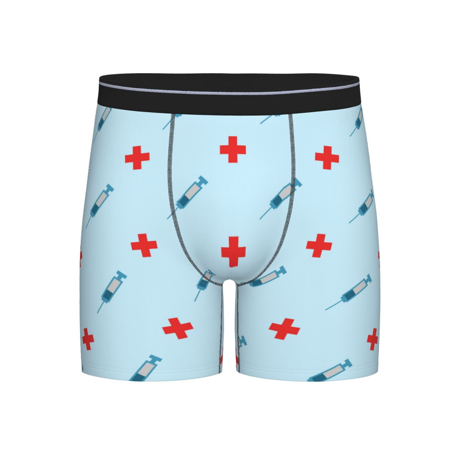 Easygdp Syringe And Red Cross Men's Boxer Briefs Men’s Underwear Boxer ...