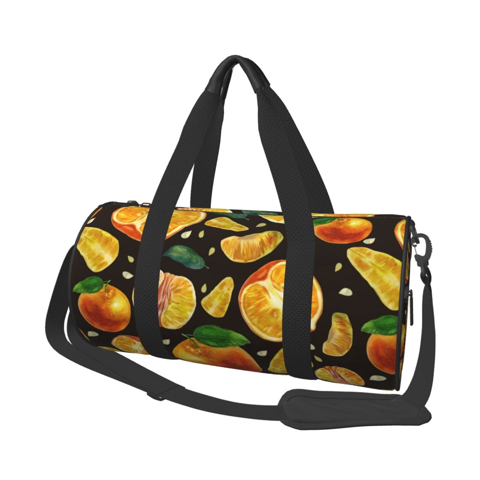 Easygdp Tangerine Travel Duffle Bag,Carry on Bag Travel Bags Gym Bag ...