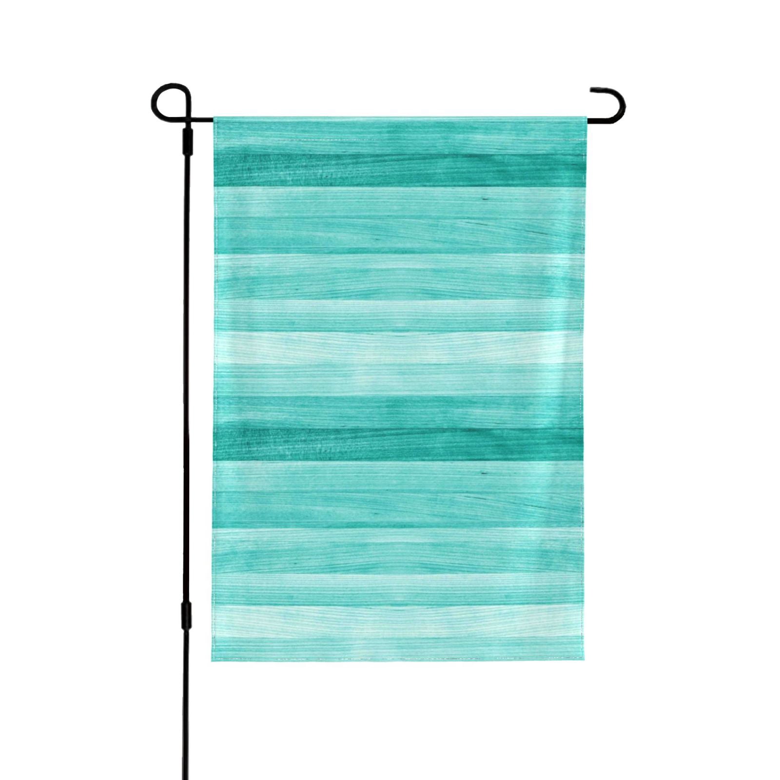 Easygdp Teal Turquoise Garden Flag Yard Flag Welcome Flag, Double-Sided ...