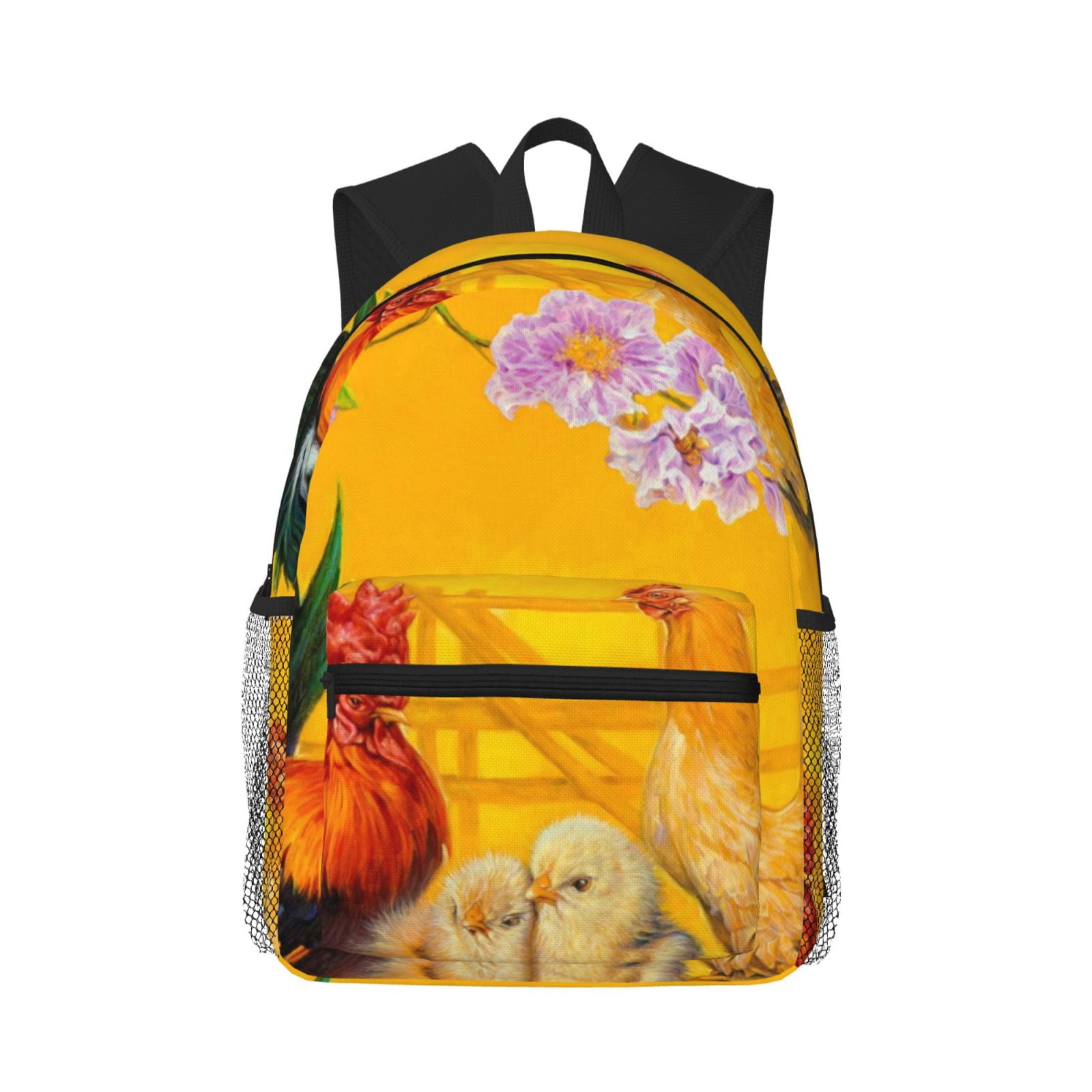 Easygdp The Chicken Family Casual Laptop Backpack, Large Capacity ...