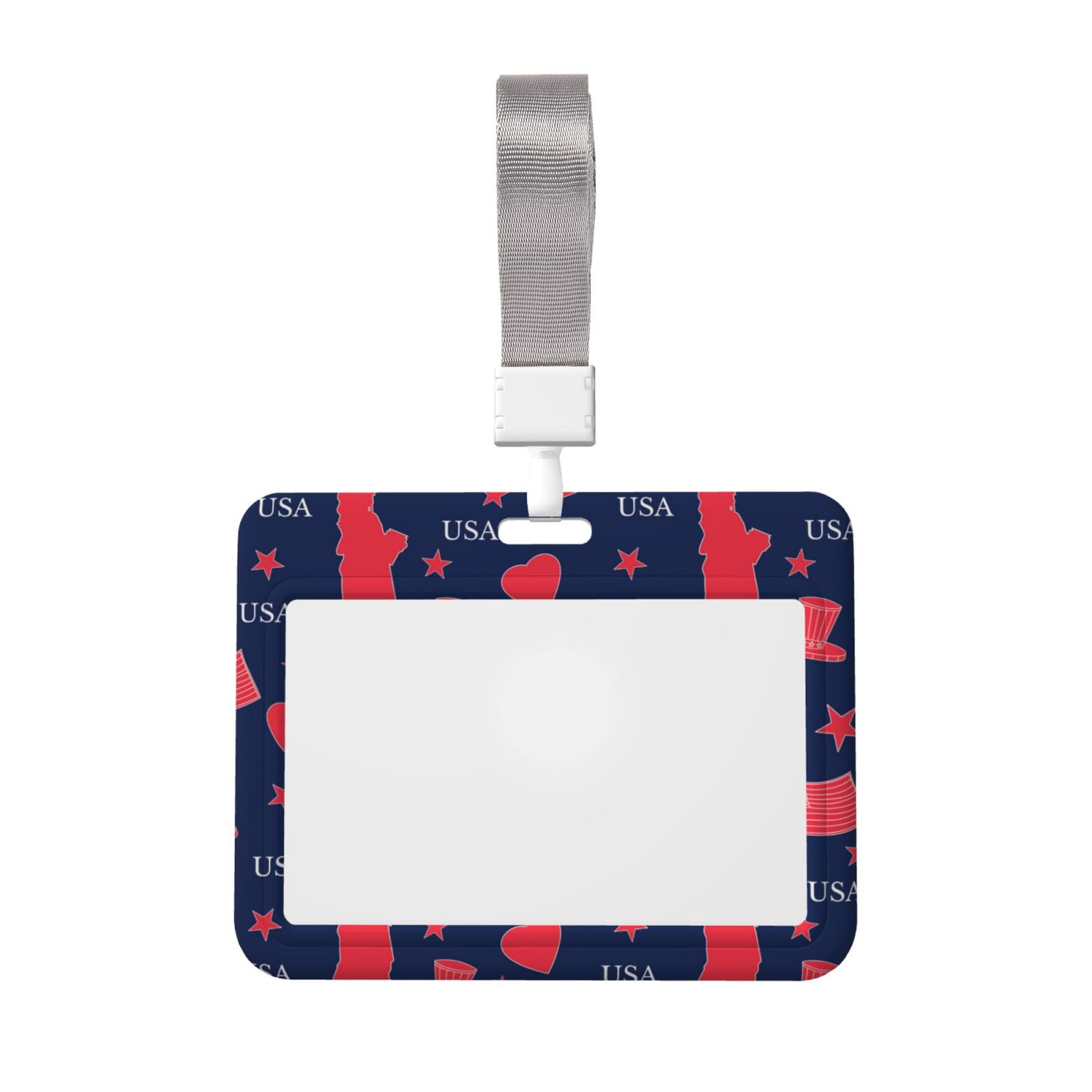 Easygdp The Statue Of Liberty Card Badge Holder Work Badge Sleeve for ...