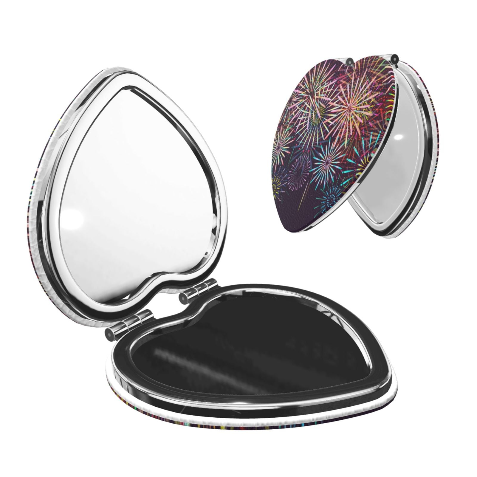 Easygdp Fireworks2 Travel Makeup Mirror, 2X Magnifying Mirror 2-Sided ...