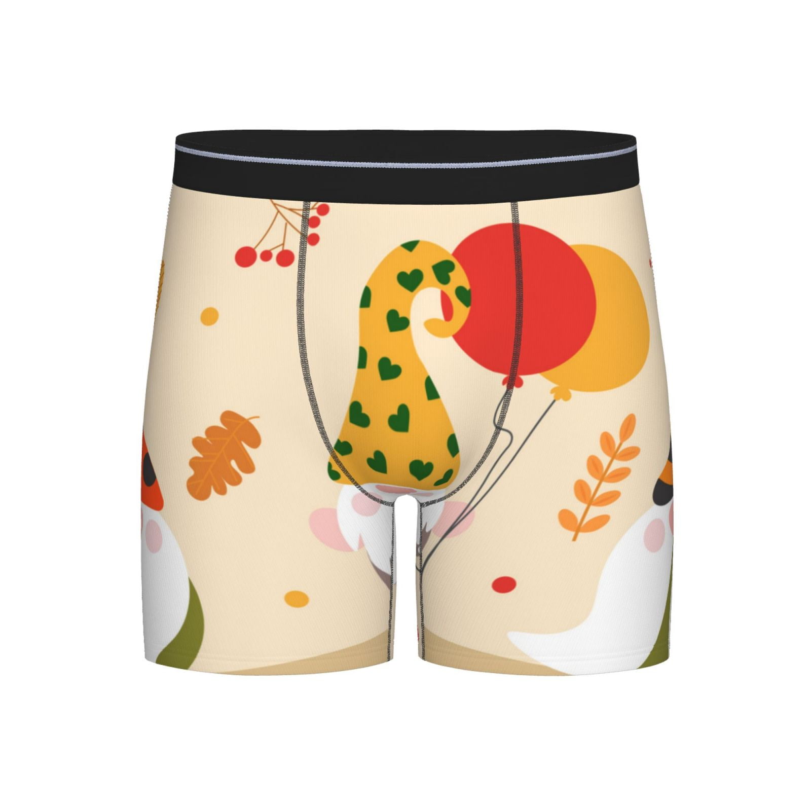 Easygdp Three Gnomes With Balloons Men's Boxer Briefs Men’s Underwear ...