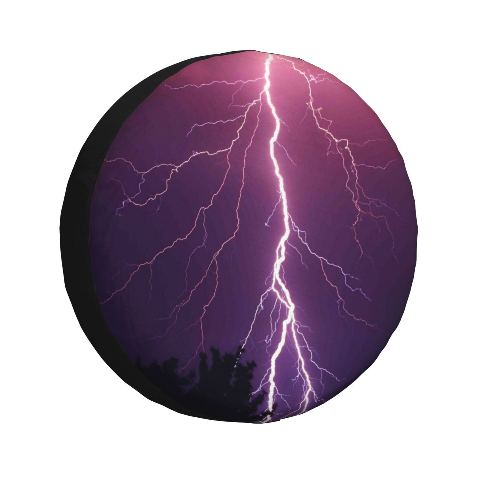 Easygdp Thunderstorm Violet Purple Wheel Sun Guard, Spare Tire Cover ...
