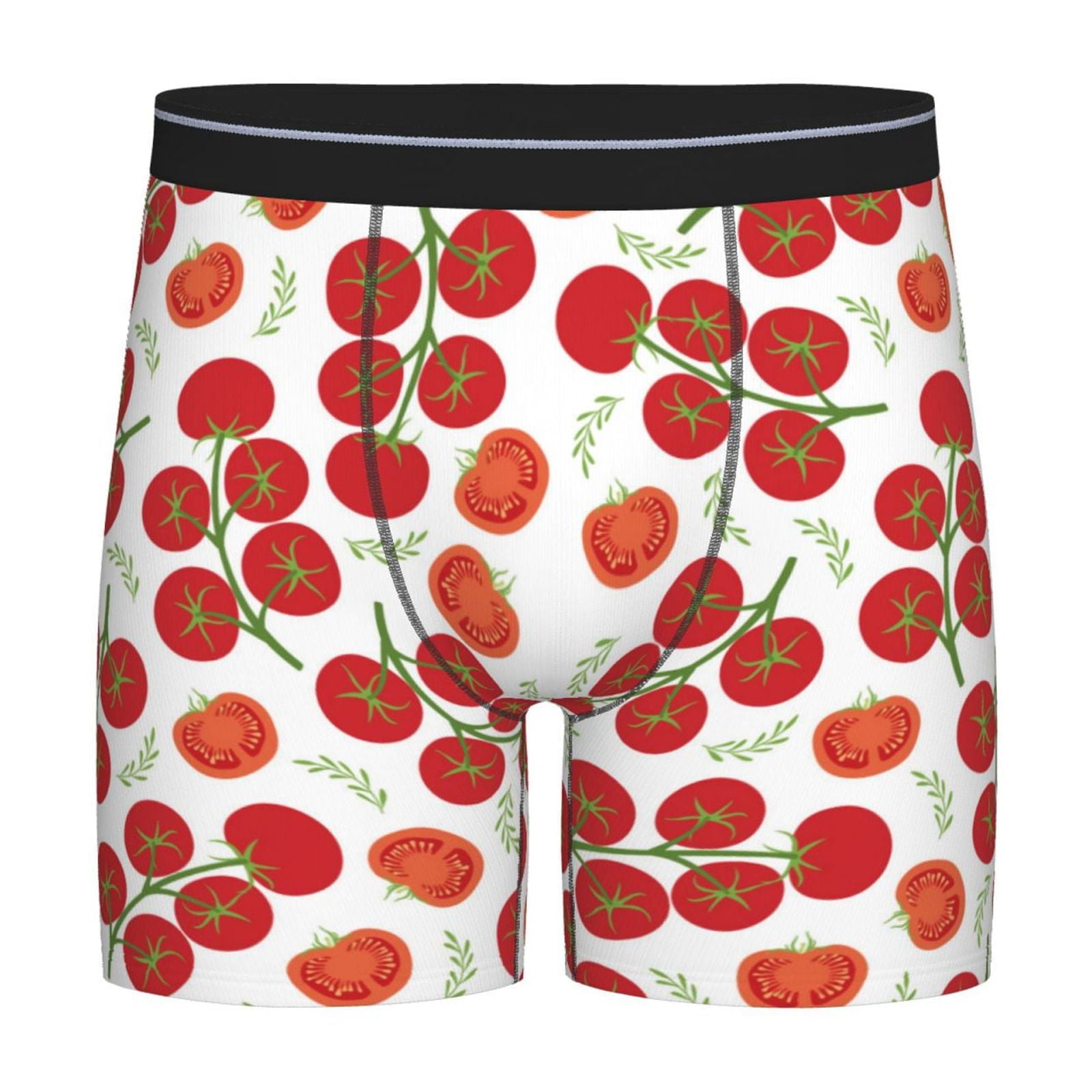 Easygdp Tomato Men's Boxer Briefs Men’s Underwear Boxer Briefs for Men ...
