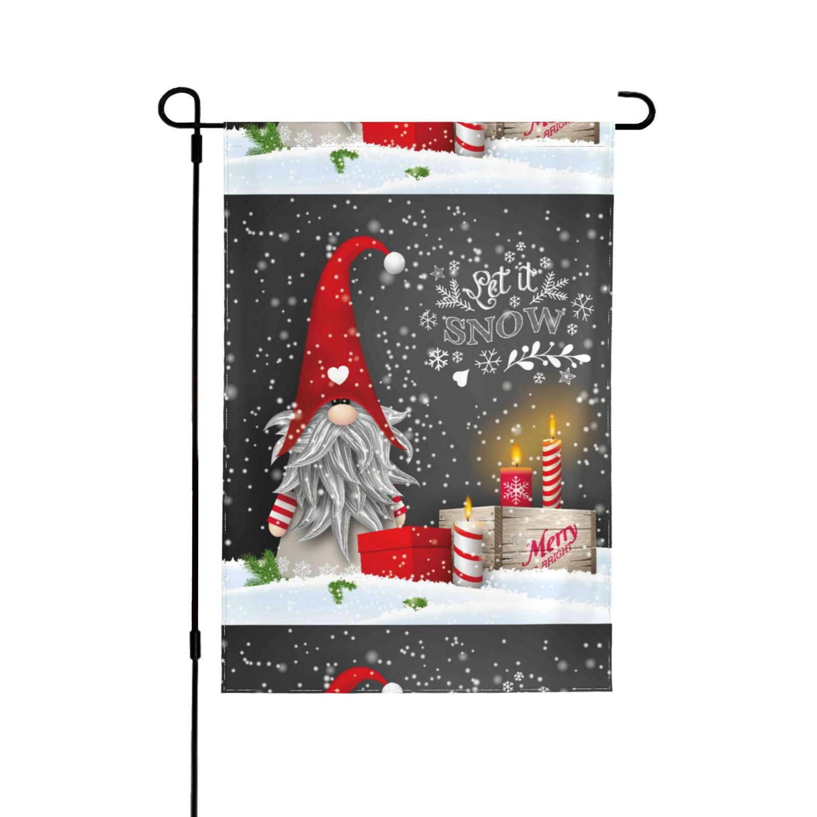 Easygdp Traditional Scandinavian Dwarf Garden Flag Yard Flag Welcome ...