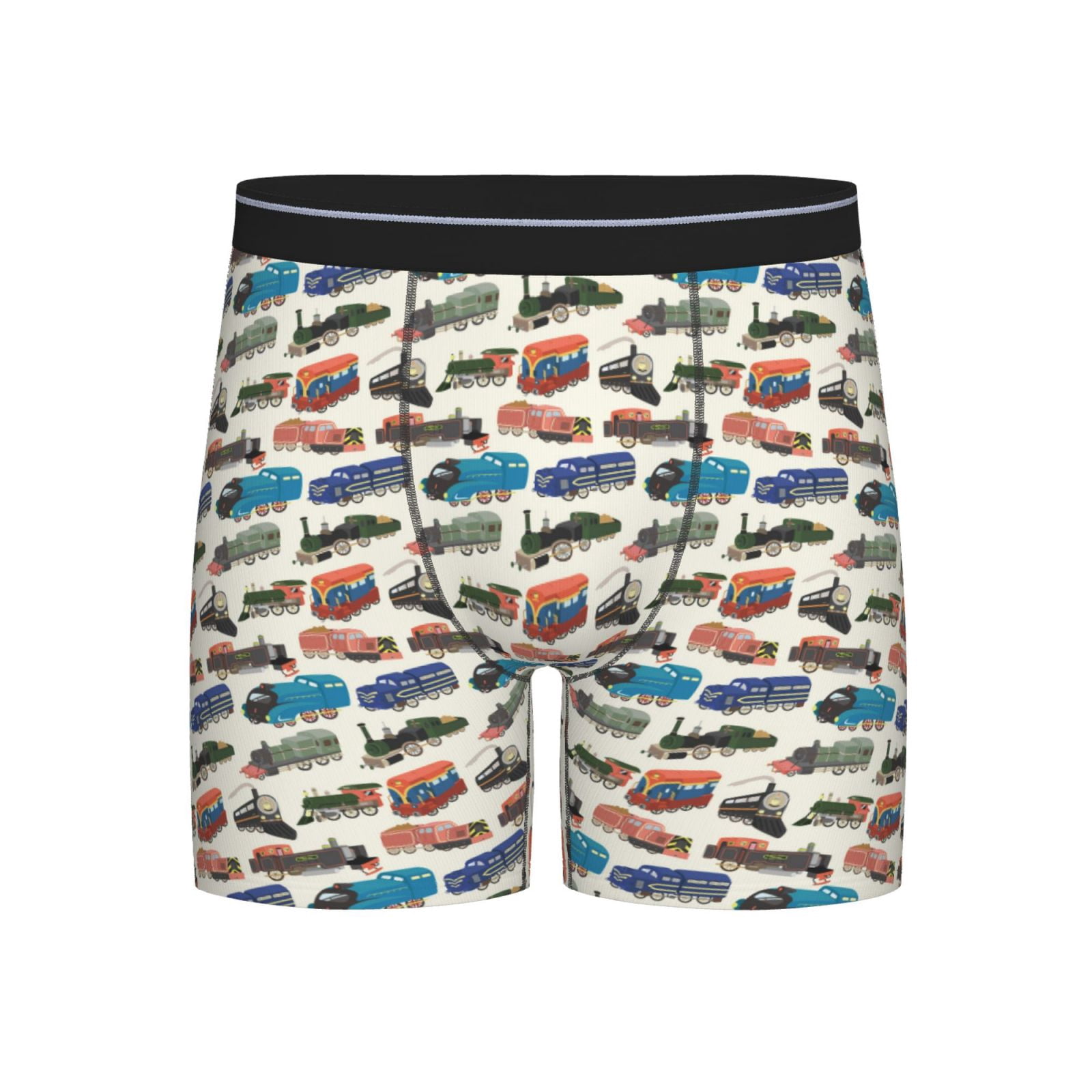 Easygdp Train Men's Boxer Briefs Men’s Underwear Boxer Briefs for Men ...