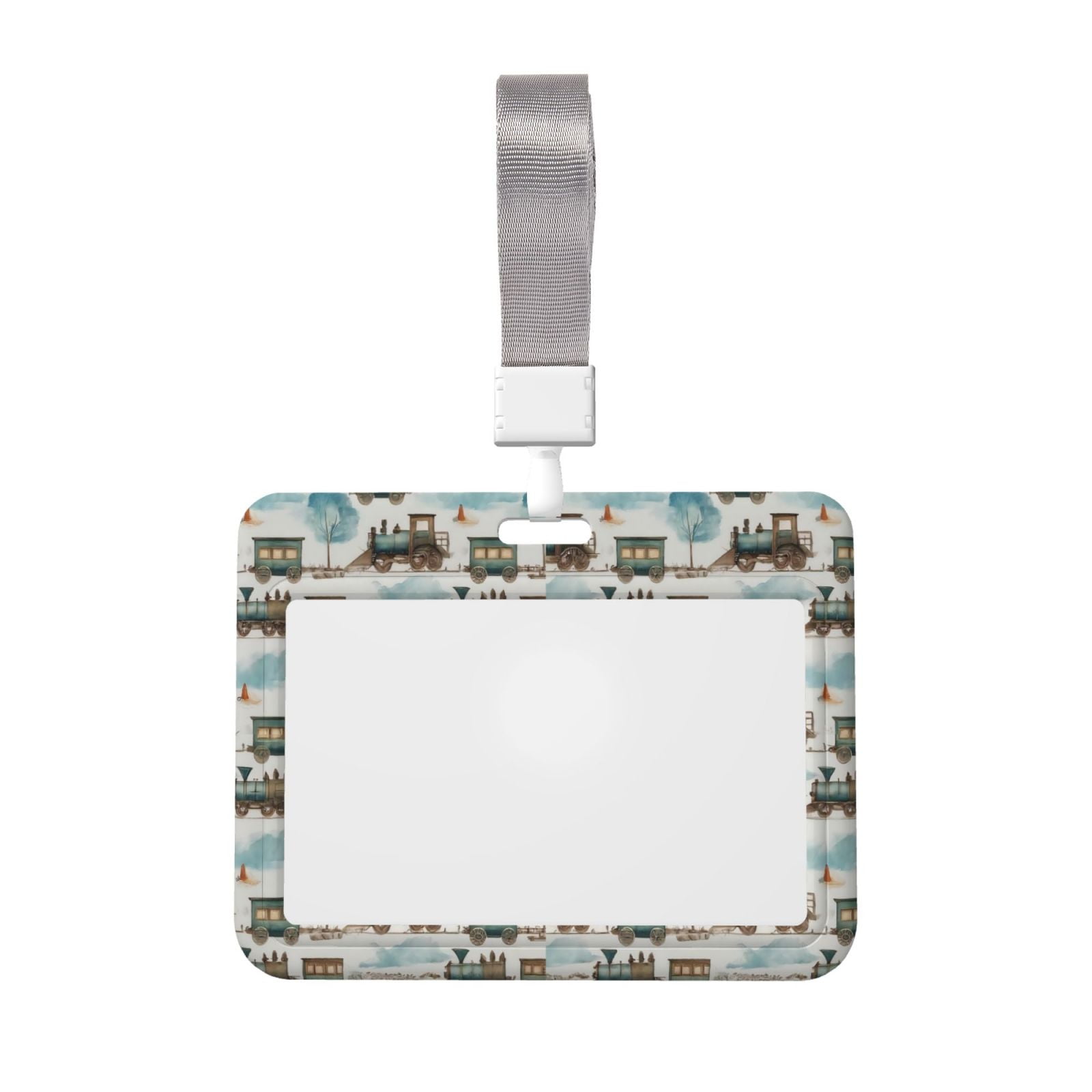 Easygdp Transport Train Card Badge Holder Work Badge Sleeve for Office ...