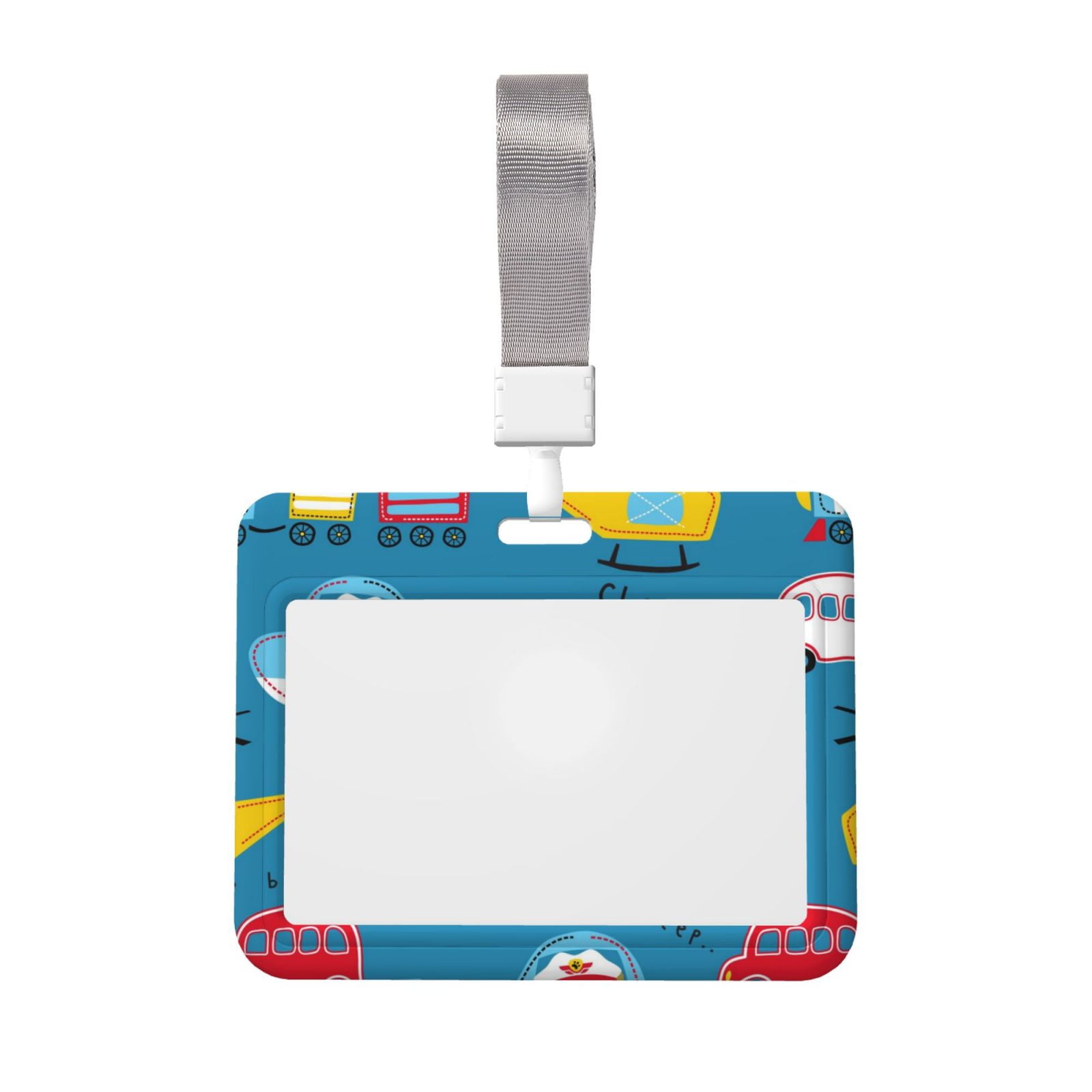 Easygdp Transportations With Cute Animals Card Badge Holder Work Badge ...