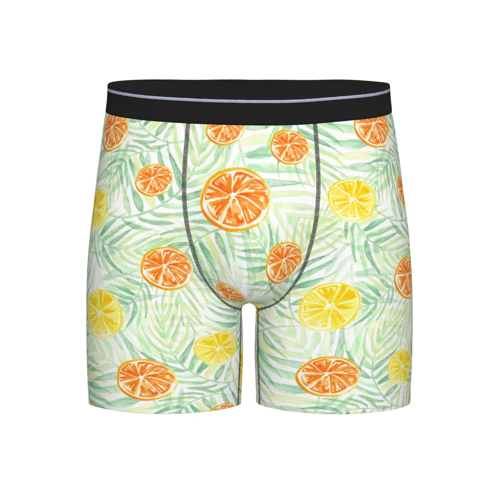 Easygdp Tree Palms Lemon Men's Boxer Briefs Men’s Underwear Boxer ...