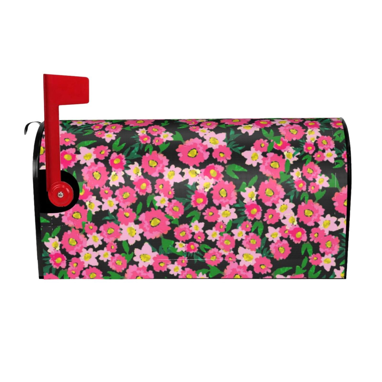 Easygdp Trendy Floral Mailbox Covers Garden Outdoor Yard Outside ...