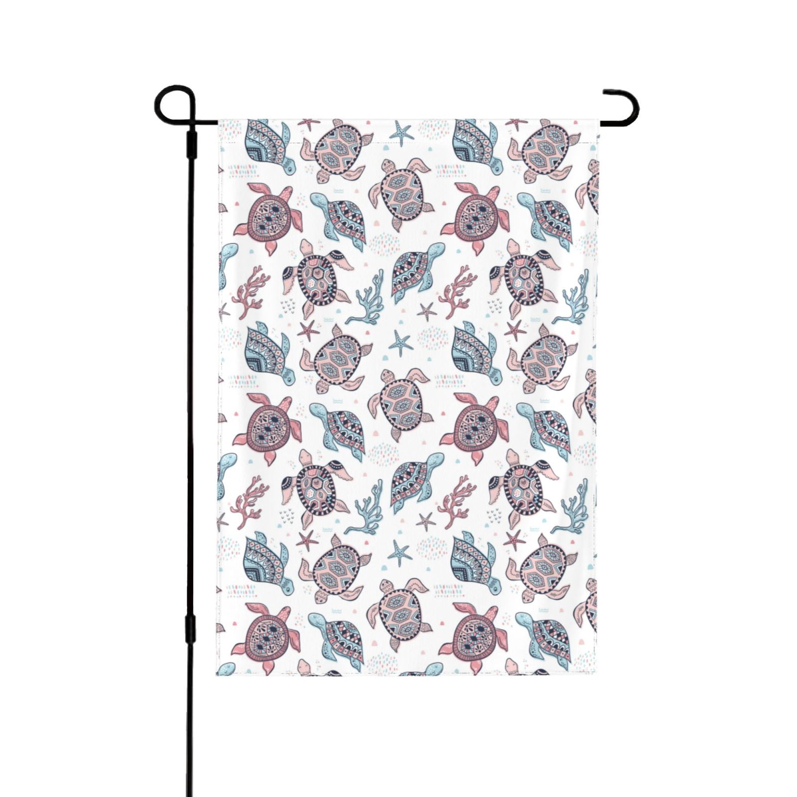 Easygdp Tribal Style Turtle Garden Flag Yard Flag Welcome Flag, Double ...
