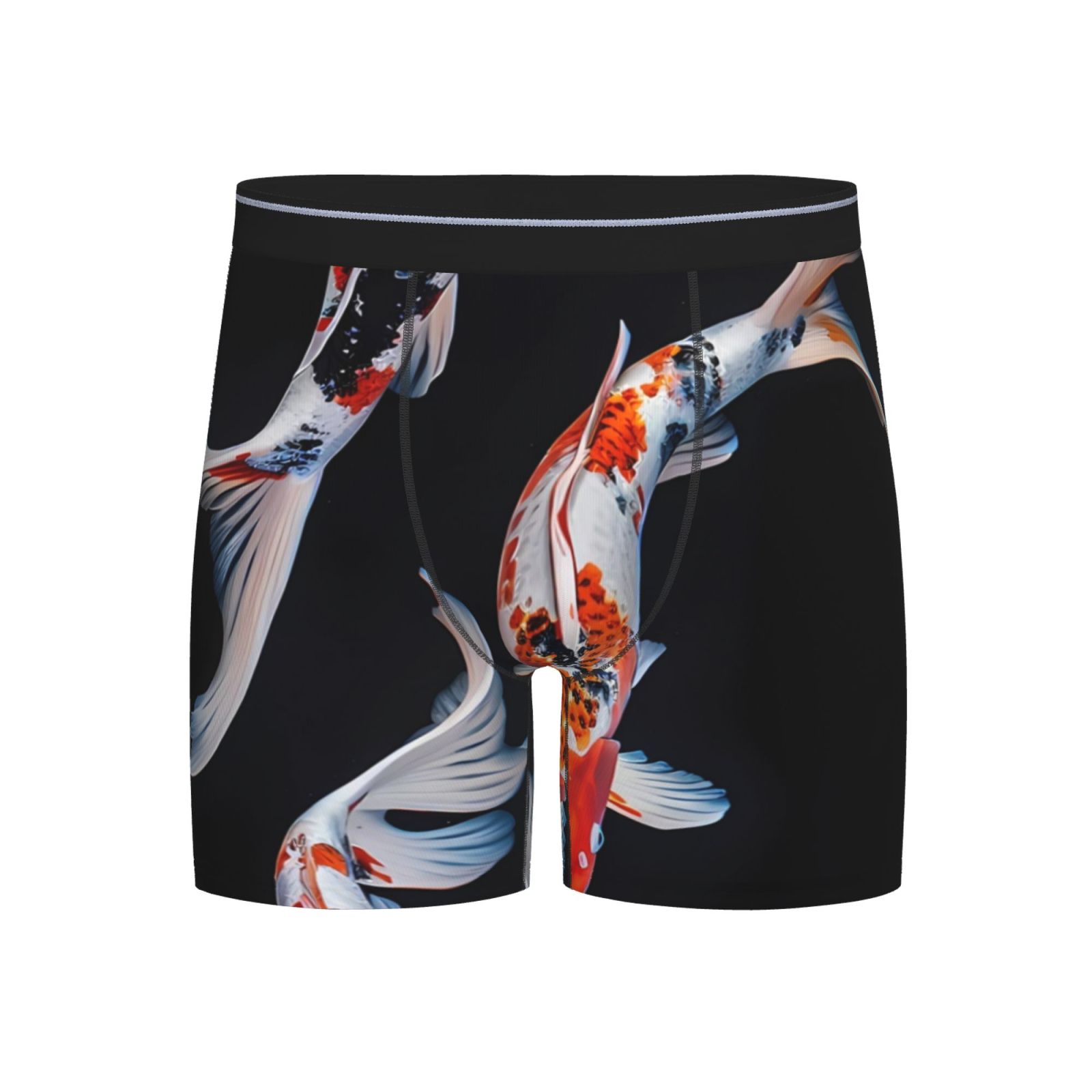 Easygdp Tricolor Koi Fish Trio Men's Boxer Briefs Men’s Underwear Boxer ...
