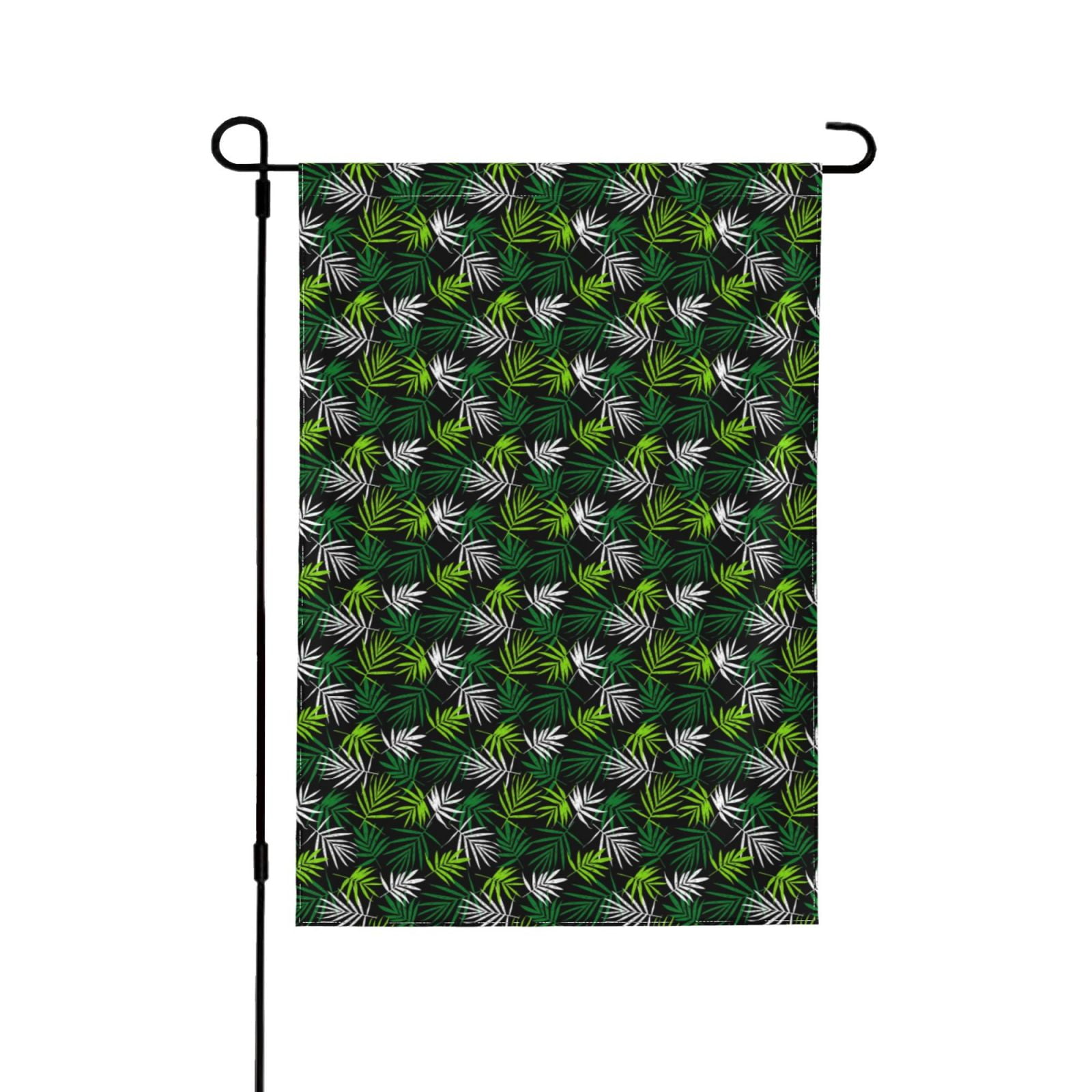 Easygdp Tropical Leaves1 Garden Flag Yard Flag Welcome Flag, Double ...