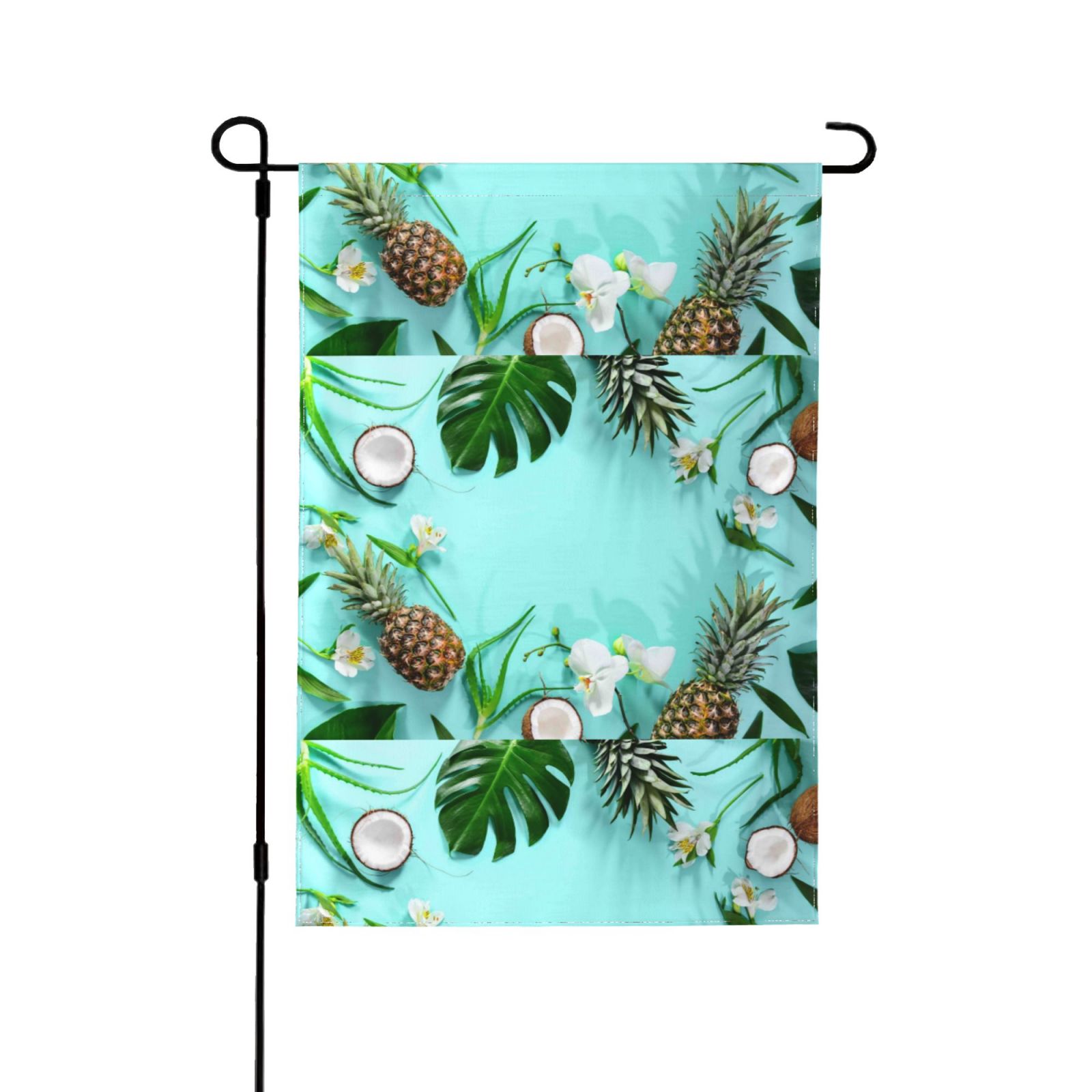 Easygdp Tropical Pineapple Garden Flag Yard Flag Welcome Flag, Double ...