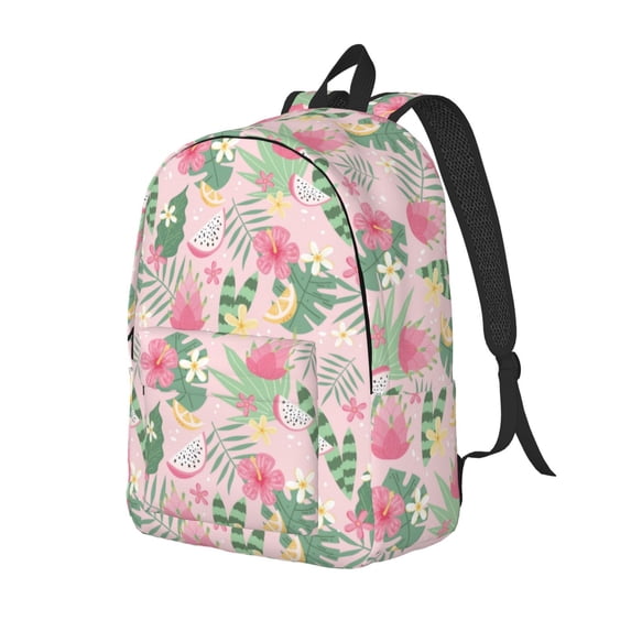 Easygdp Tropical Pitaya Durable Canvas Laptop Backpack,Water-Resistant ...