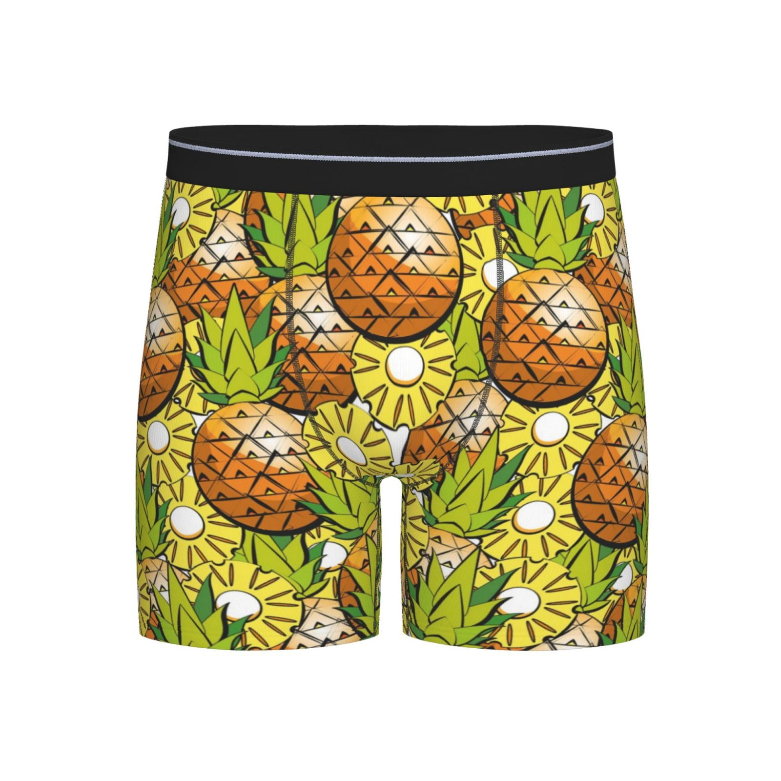 Easygdp Tropical Summer Fruit Men's Boxer Briefs Men’s Underwear Boxer ...
