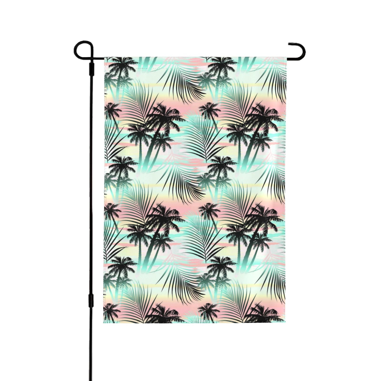 Easygdp Tropical Summer Palm Garden Flag Yard Flag Welcome Flag, Double ...