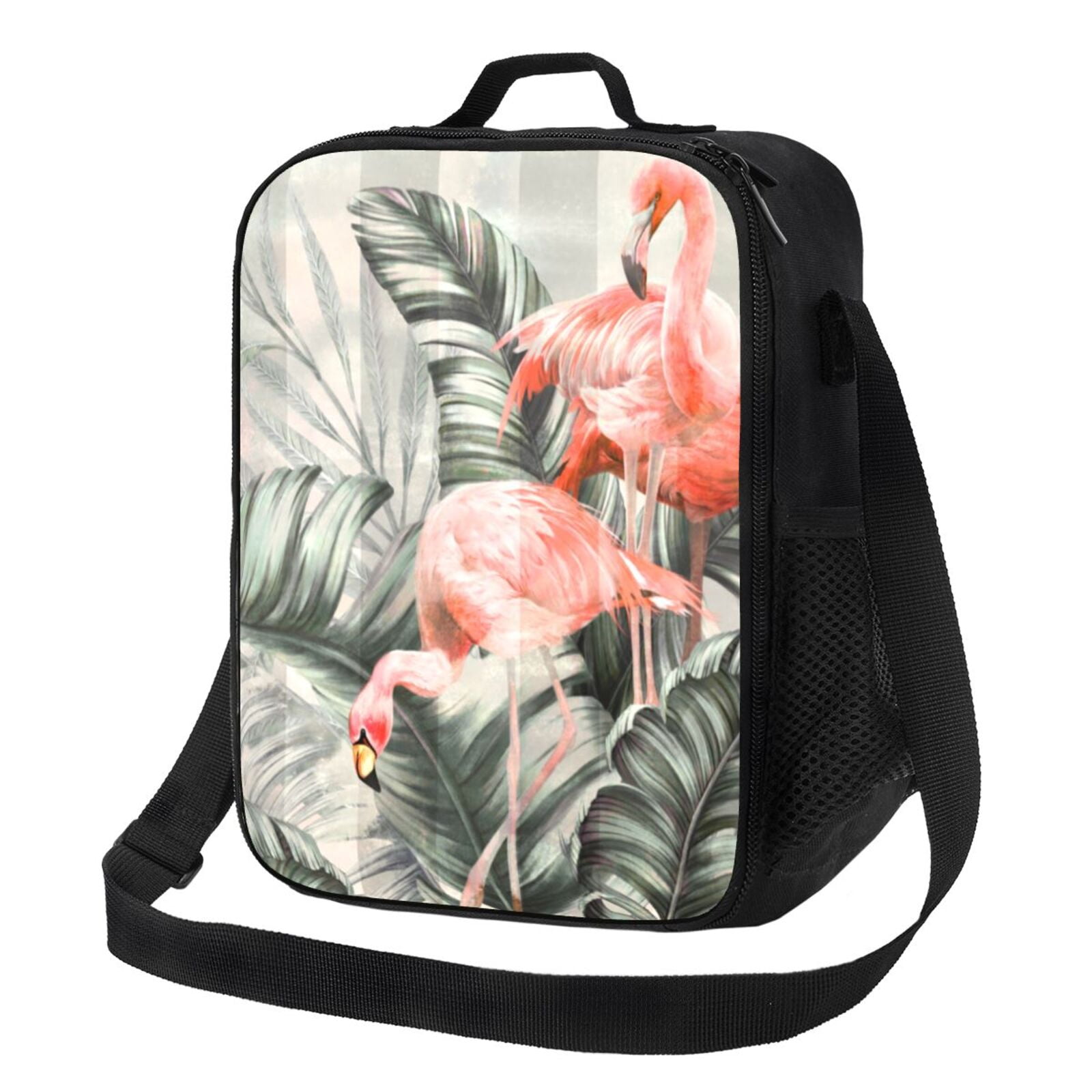 Easygdp Tropical With Flamingos Lunch Box Large capacity Lunch Bag ...