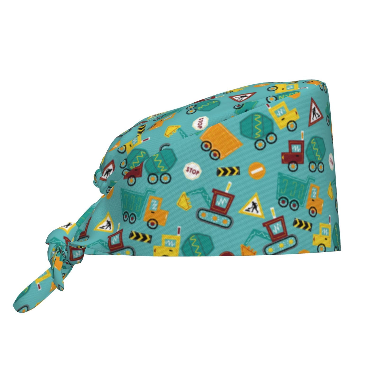 Easygdp Trucks And Excavators Men Women Adjustable Cap Working Hat Tie ...