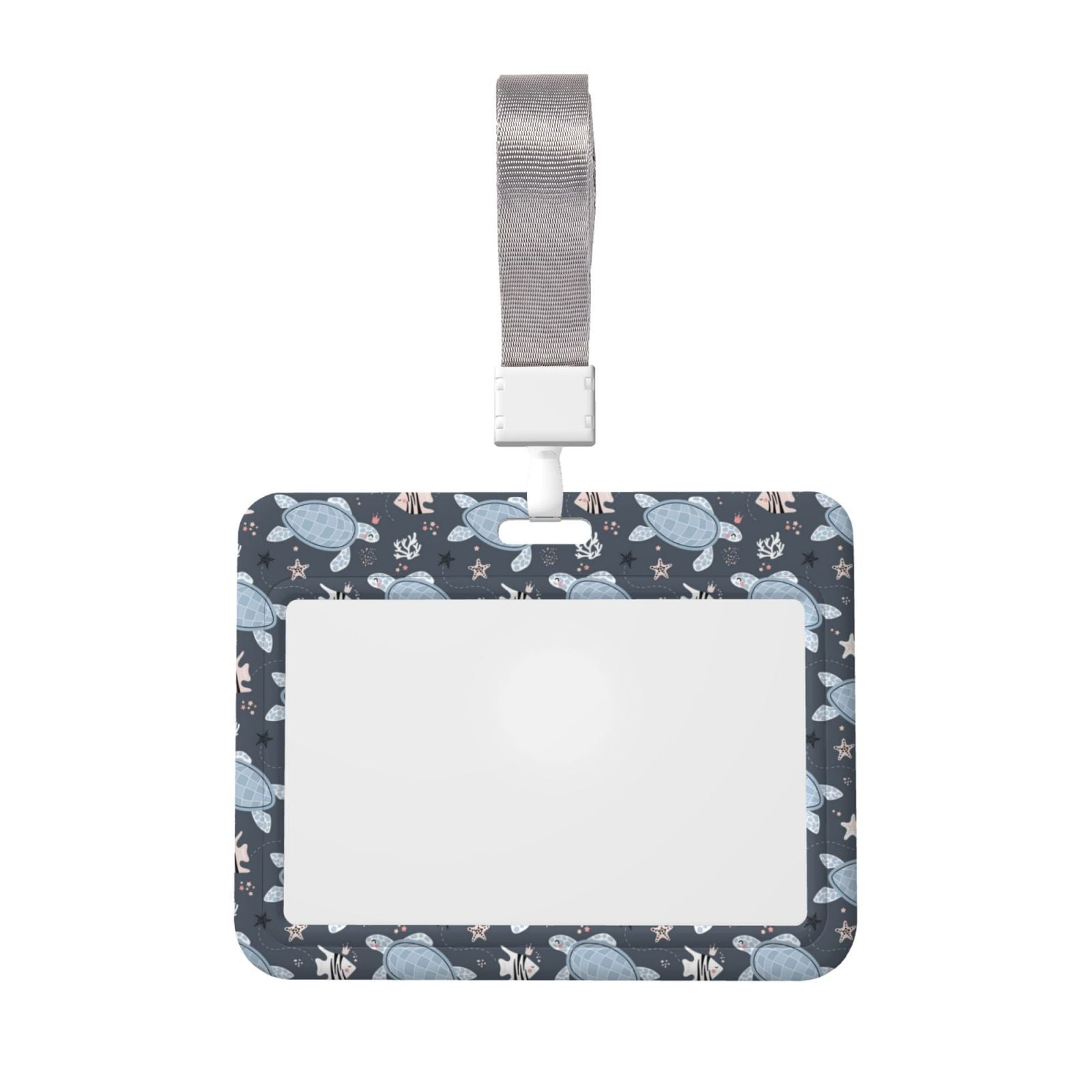 Easygdp Turtle Card Badge Holder Work Badge Sleeve for Office, School ...