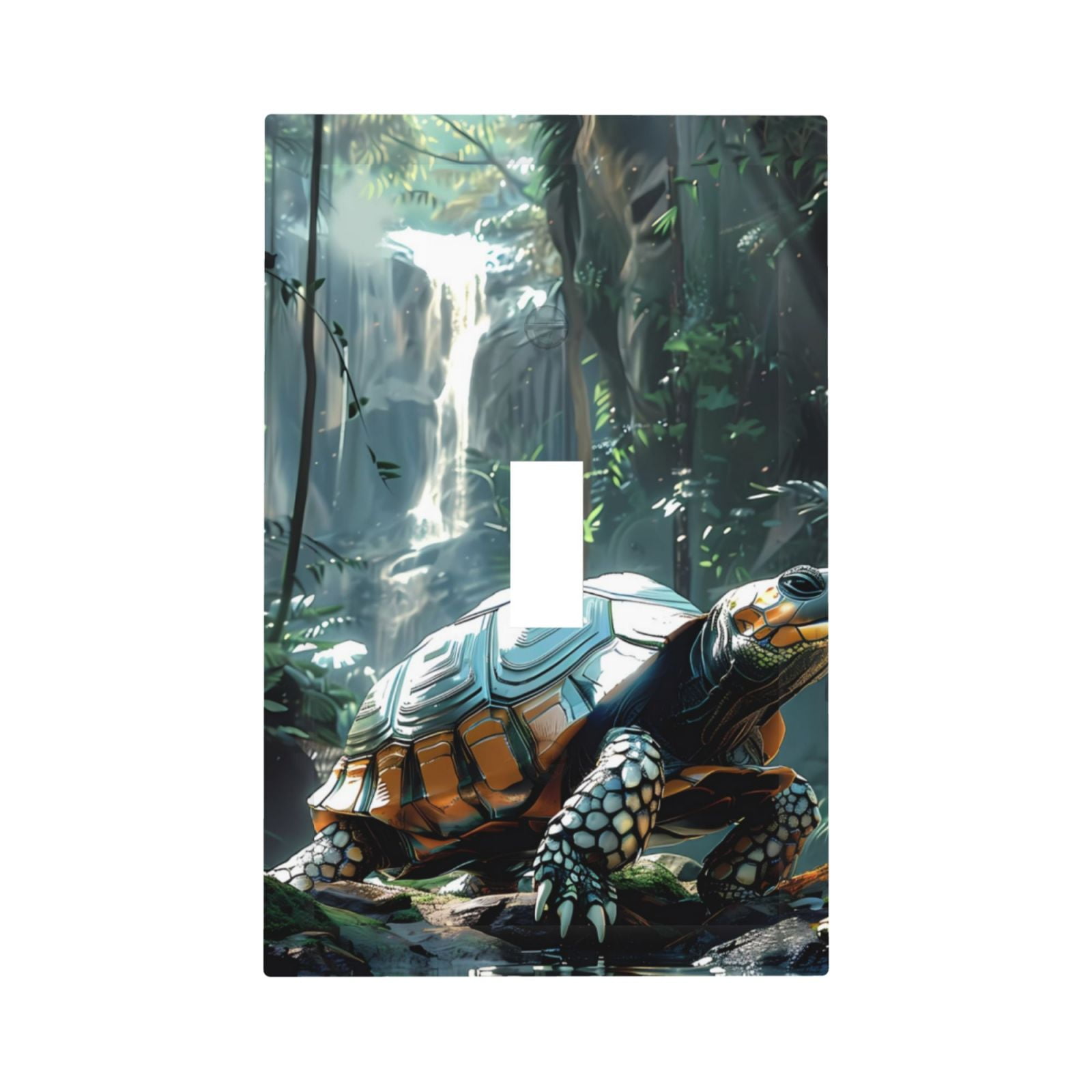Easygdp Turtle In Jungle Waterfall Decorator Light Switch or Receptacle ...
