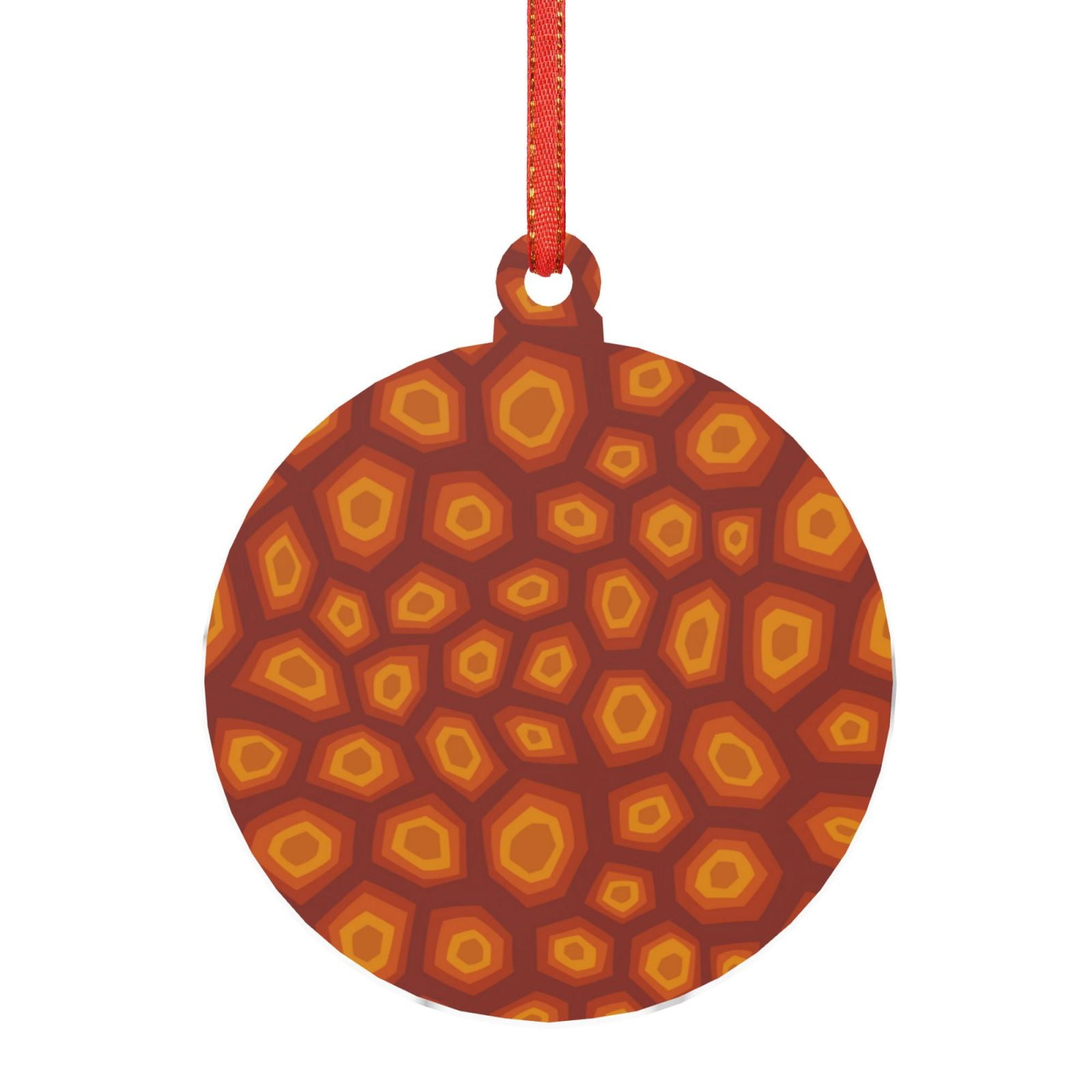 Easygdp Turtle Shell Christmas Ornament Acrylic Christmas Tree Pendant ...