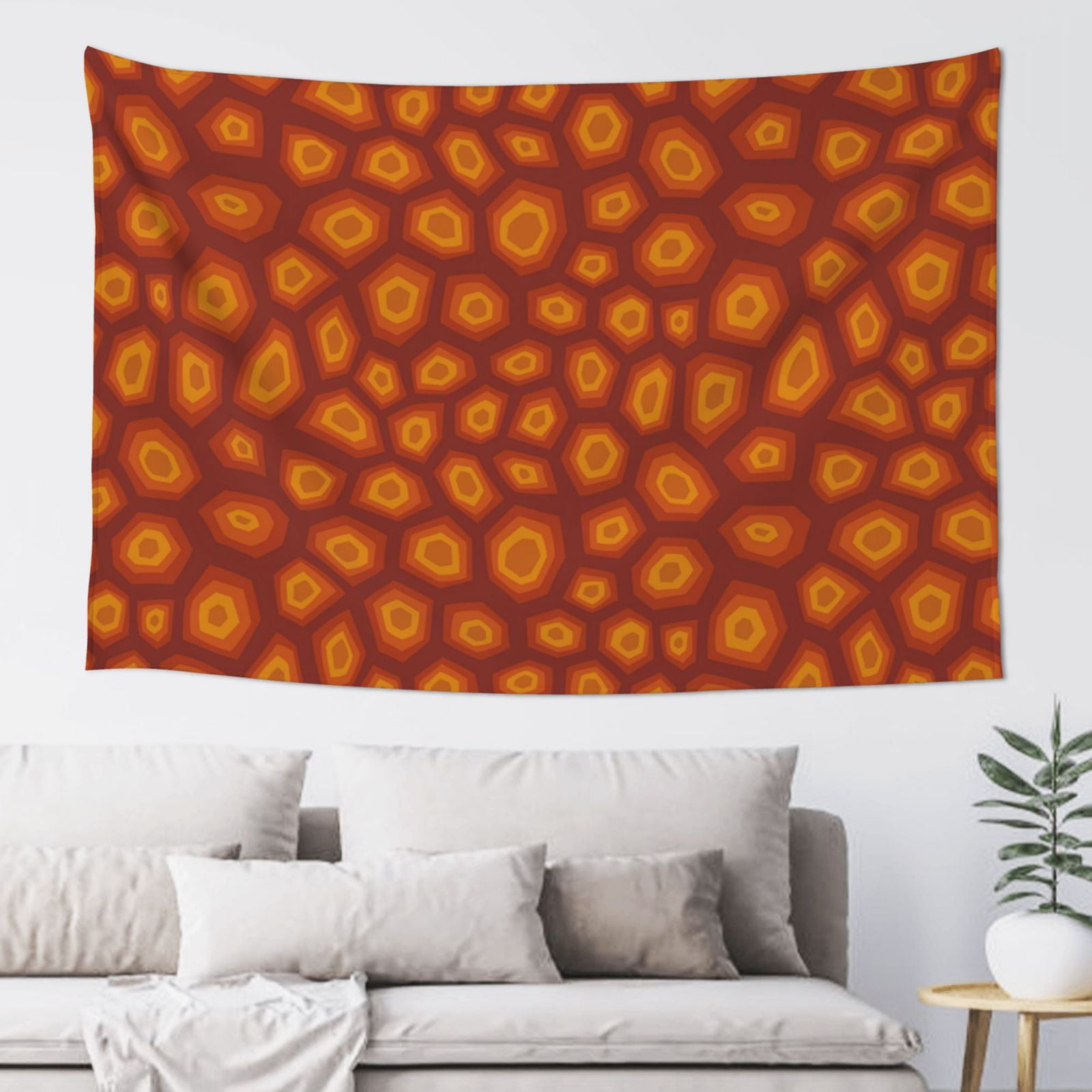 Easygdp Turtle Shell Tapestry Wall Hanging, Wall Tapestries for Bedroom ...