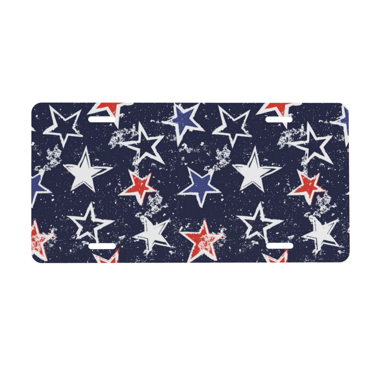 Easygdp USA Stars License Plate Car Front License Plate Car Decoration ...