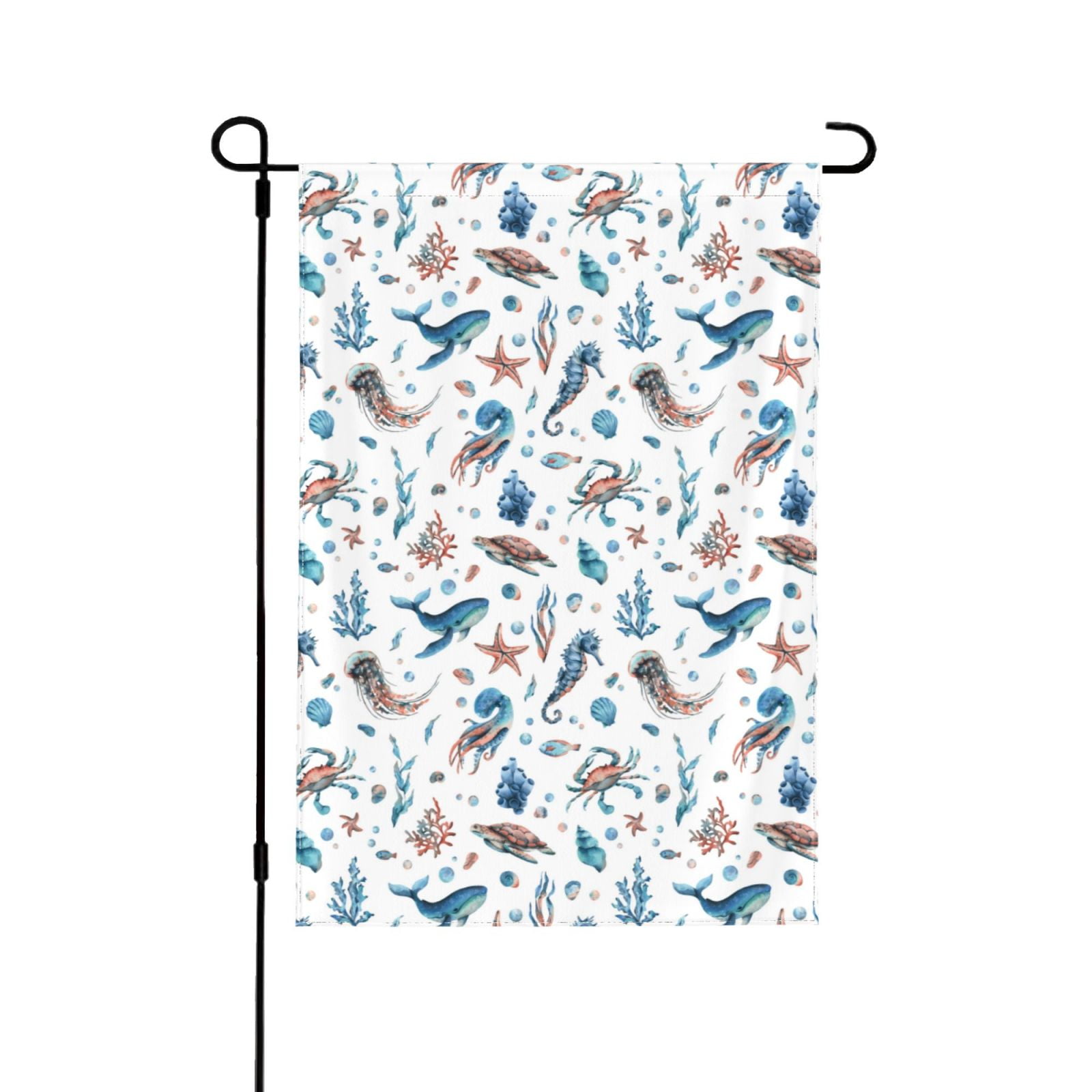 Easygdp Undersea Animals Garden Flag Yard Flag Welcome Flag, Double ...