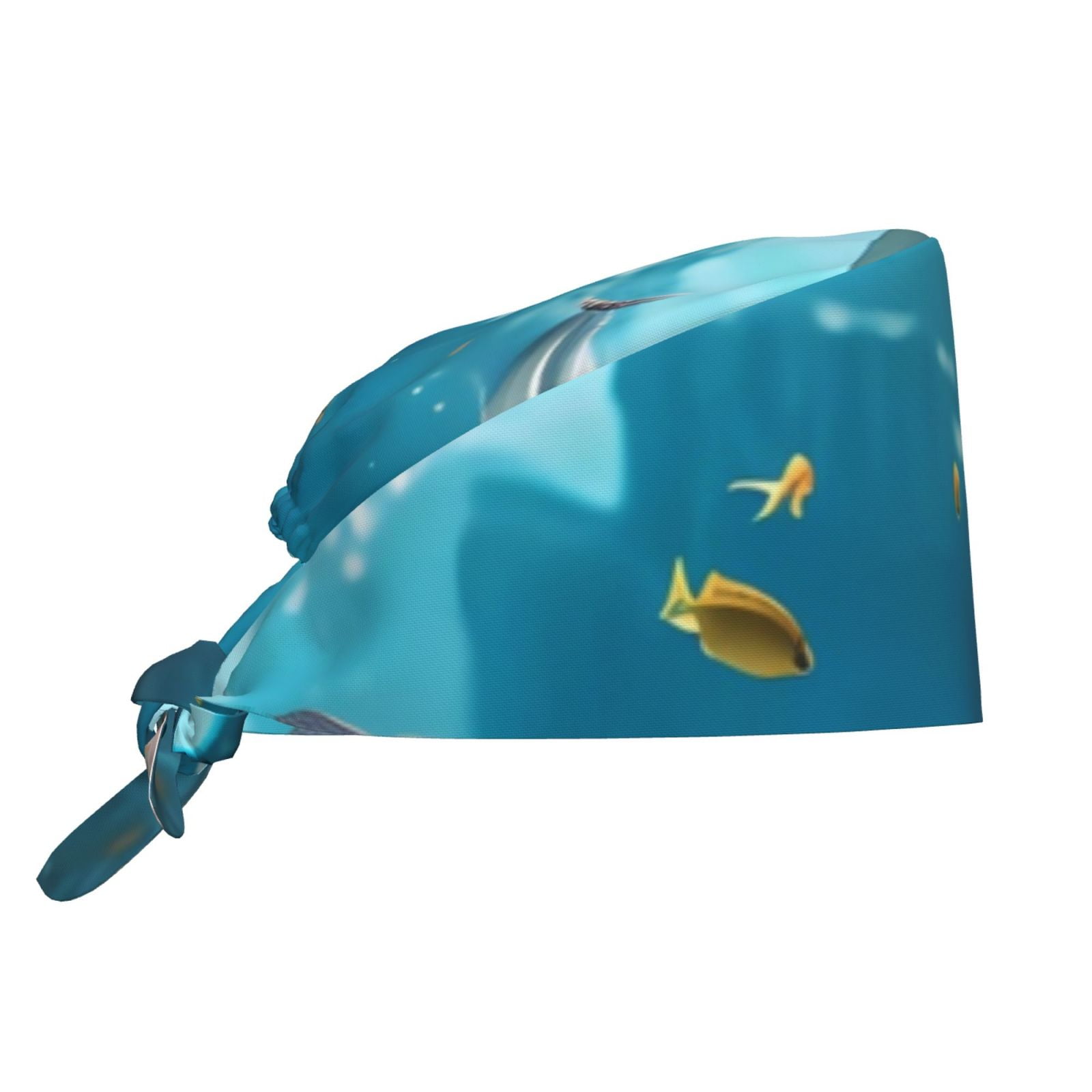 Easygdp Underwater Dolphin Scene Men Women Adjustable Cap Working Hat ...