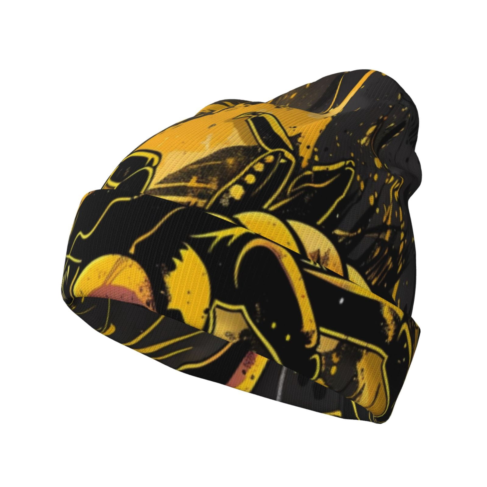 Easygdp Urban Graffiti Scorpion Illustration Winter Beanie for Men ...