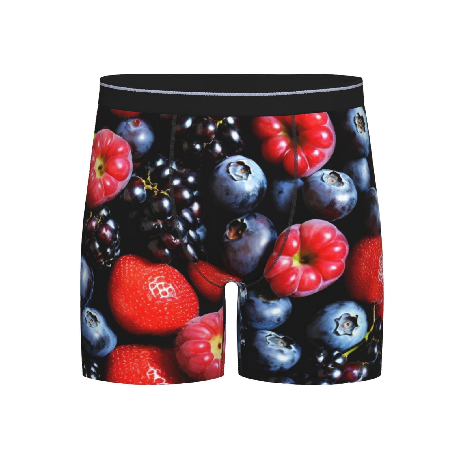 Easygdp Variety Of Fruits And Berries Men's Boxer Briefs Men’s ...