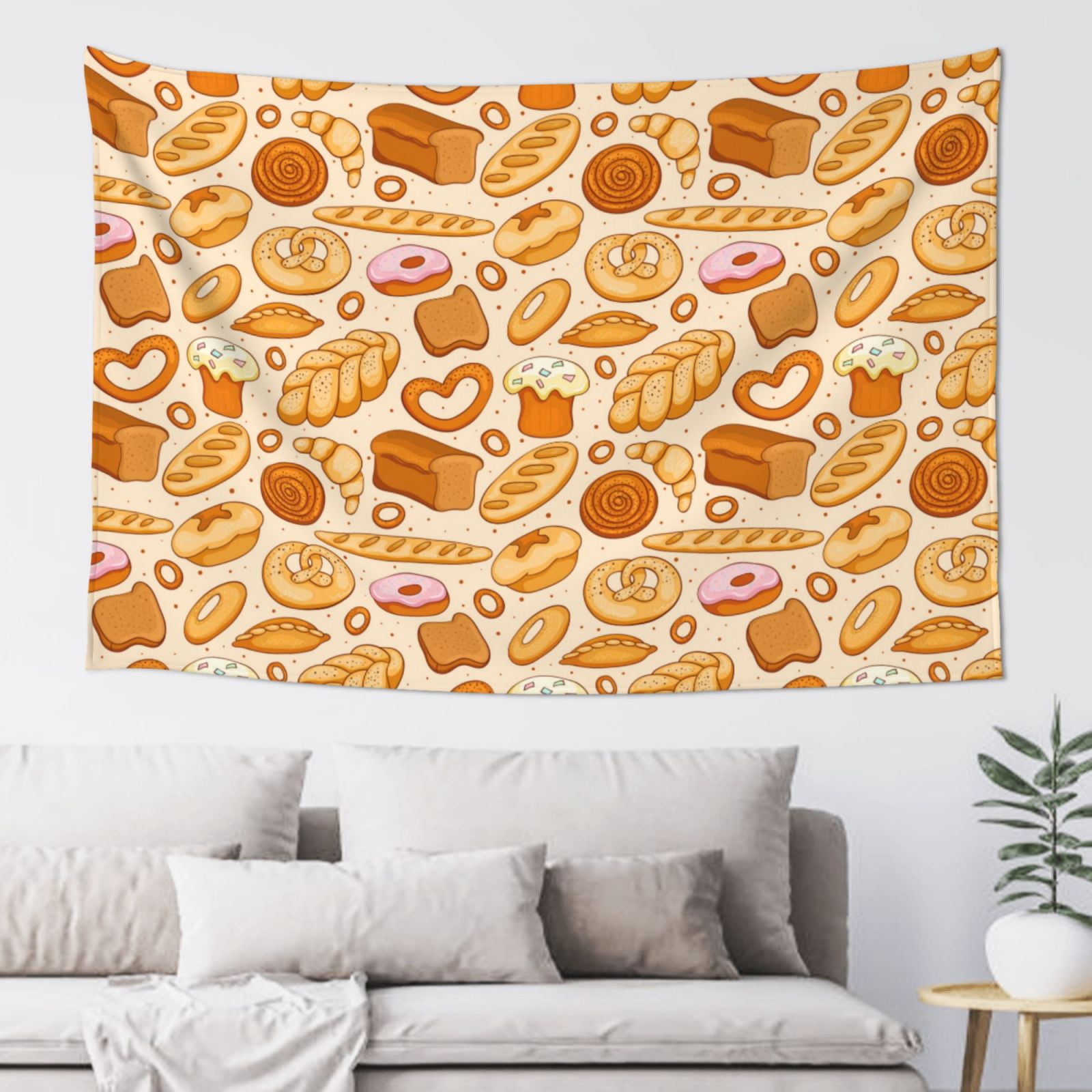 Easygdp Various Bread Tapestry Wall Hanging, Wall Tapestries for ...