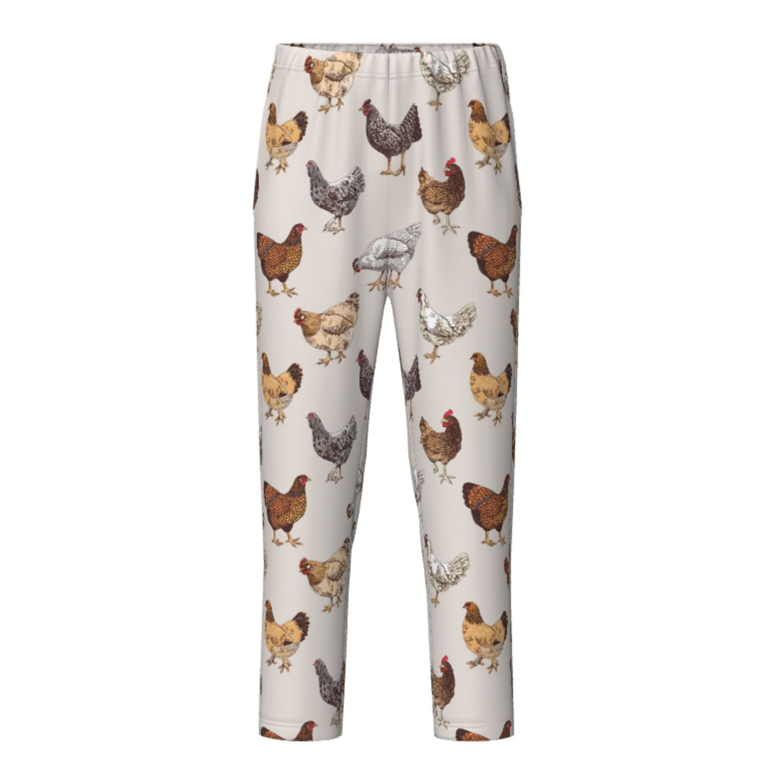 Easygdp Various Chicken Boys Girls Pajama Pants Long Sleep Pants Waist ...