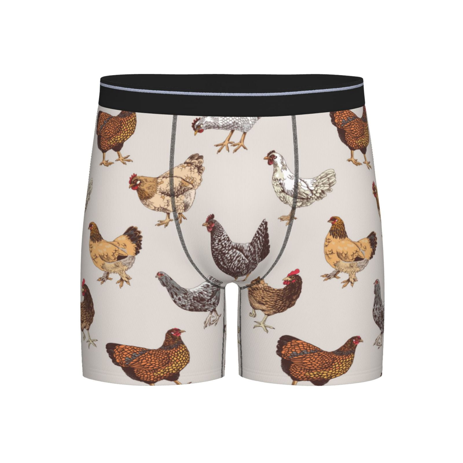 Easygdp Various Chicken Men's Boxer Briefs Men’s Underwear Boxer Briefs ...