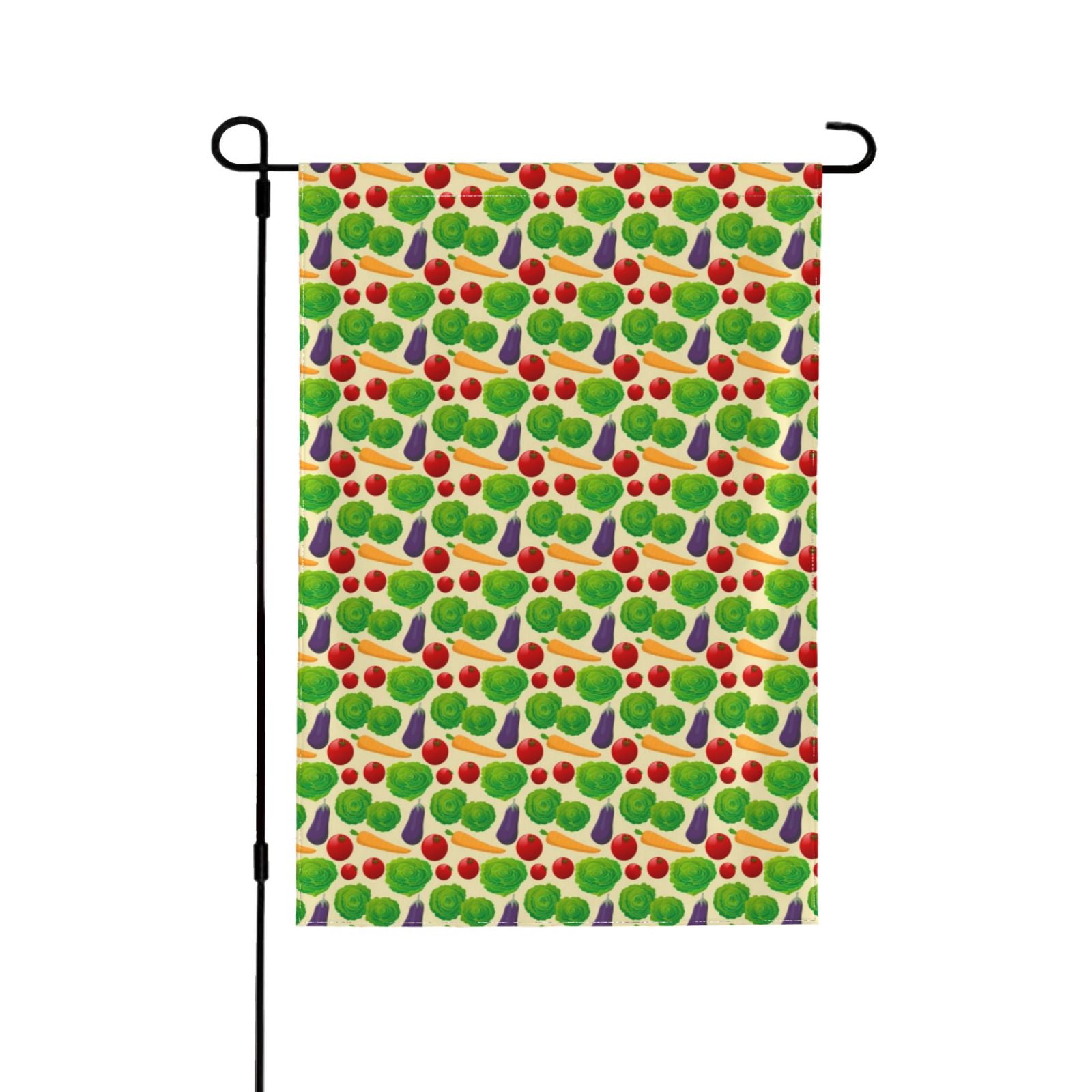 Easygdp Vegetable Garden Flag Yard Flag Welcome Flag, Double-Sided ...