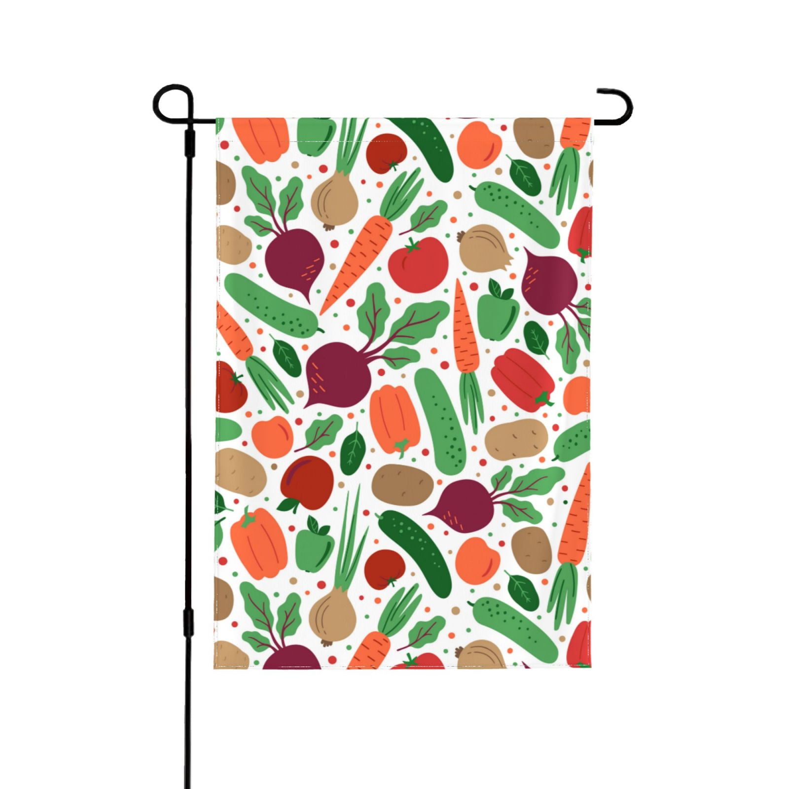Easygdp Vegetables Garden Flag Yard Flag Welcome Flag, Double-Sided ...