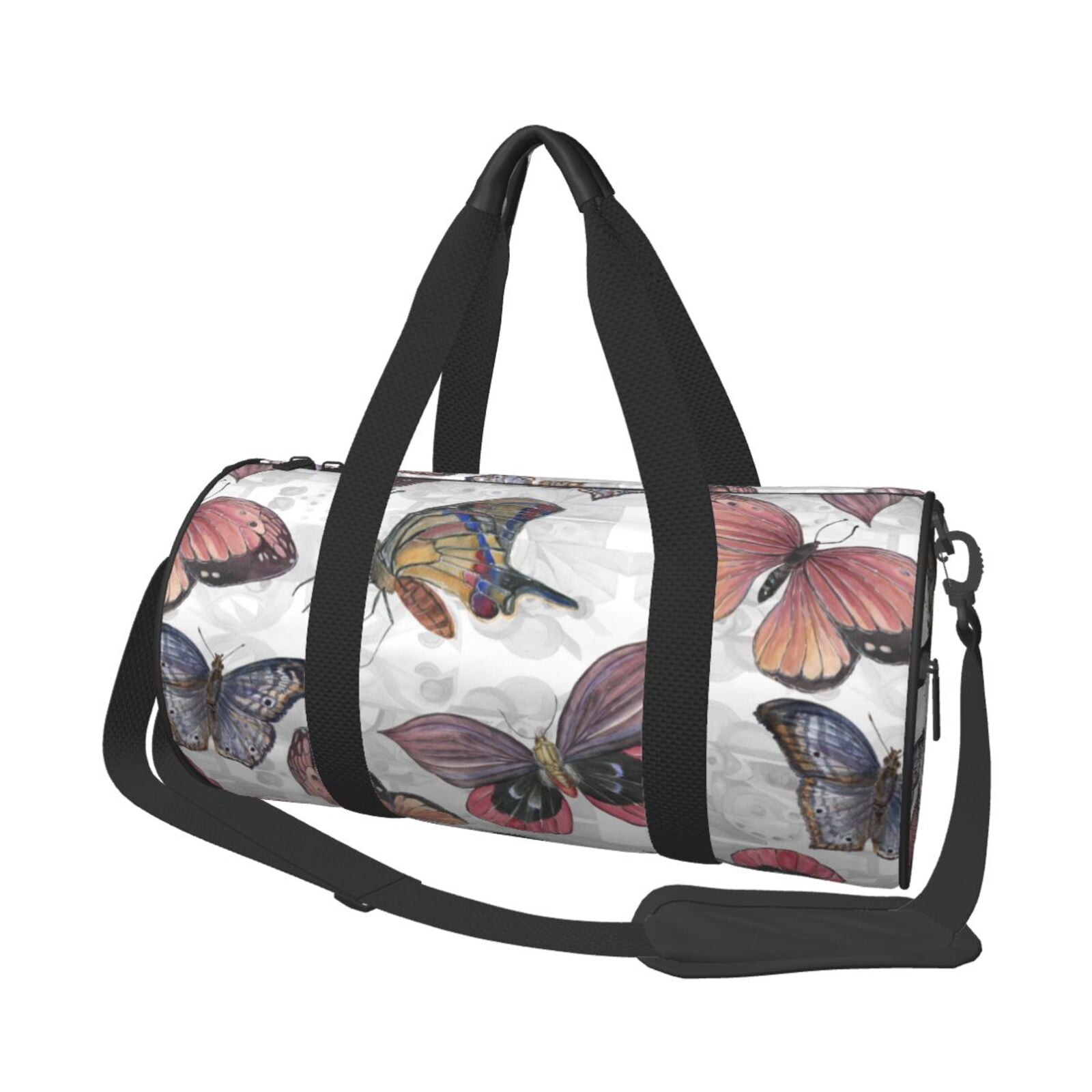 Easygdp Vintage Butterflies Travel Bag, Camping, Weekend, Carry On ...