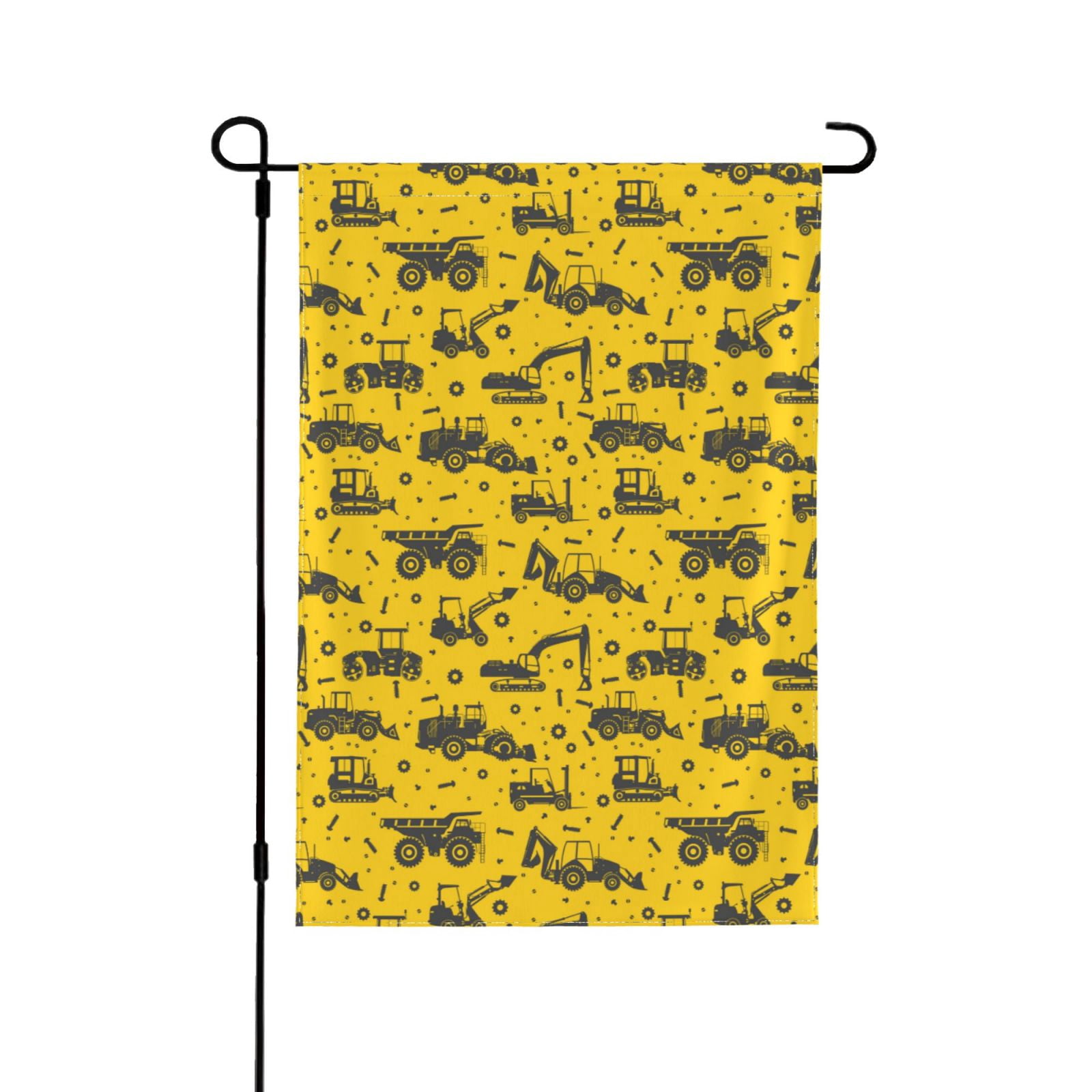 Easygdp Vintage Excavator Garden Flag Yard Flag Welcome Flag, Double ...