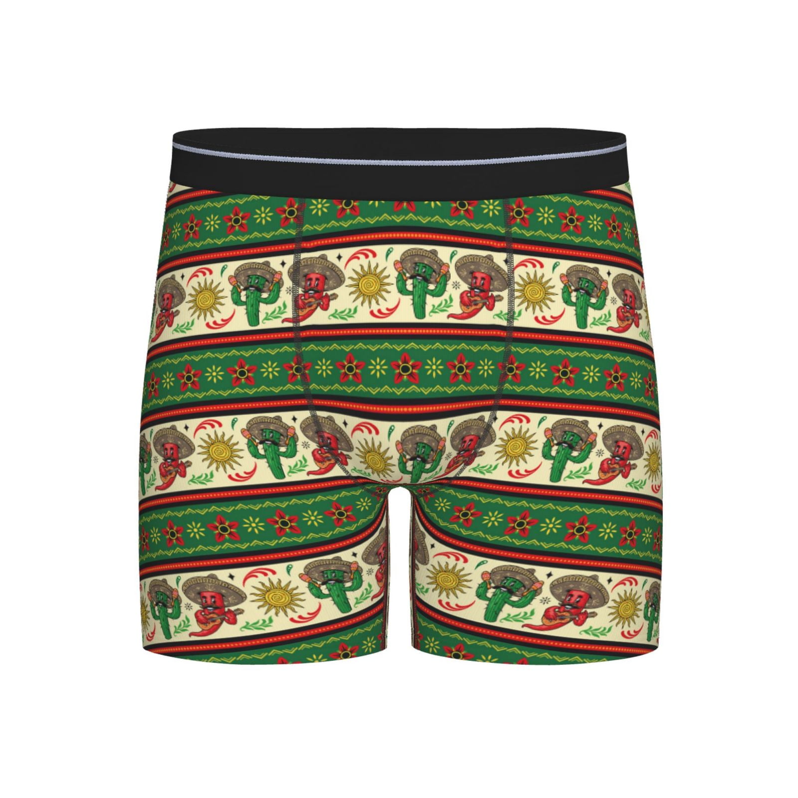 Easygdp Vintage Mexican Men's Boxer Briefs Men’s Underwear Boxer Briefs ...