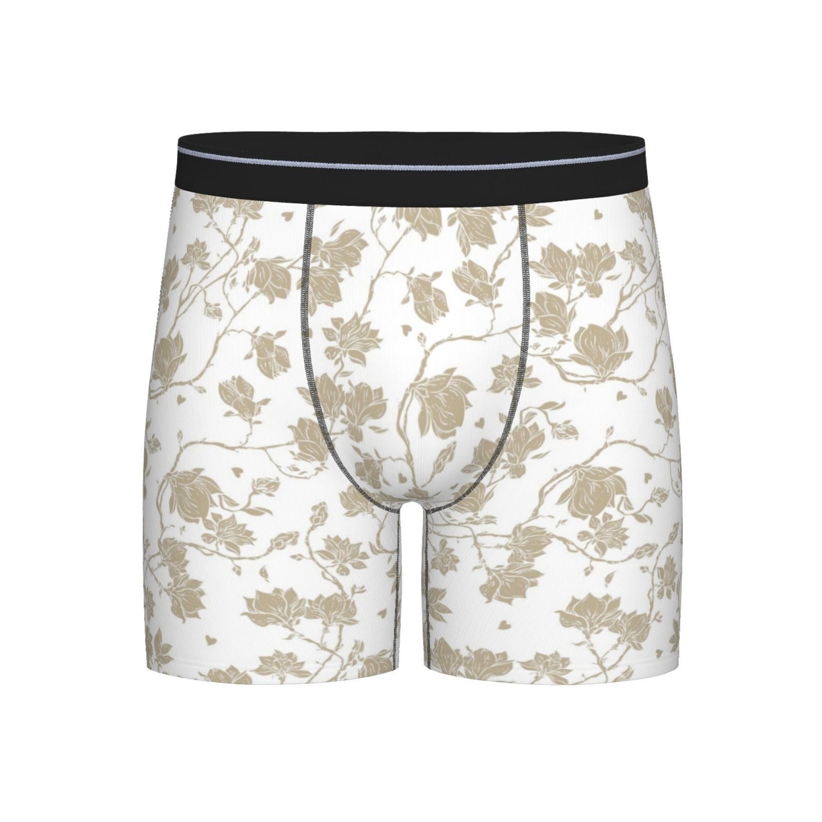 Easygdp Vintage Stylized White Color Men's Boxer Briefs Men’s Underwear ...