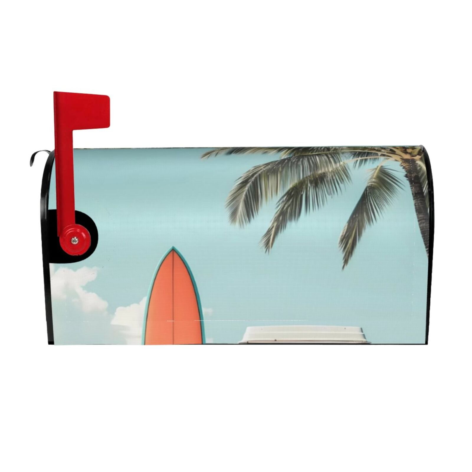 Easygdp Vintage Surf Van Beach Mailbox Covers Garden Outdoor Yard ...